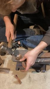 Hammered Copper Spoon With Simple Tools and Materials : 6 Steps (with ...