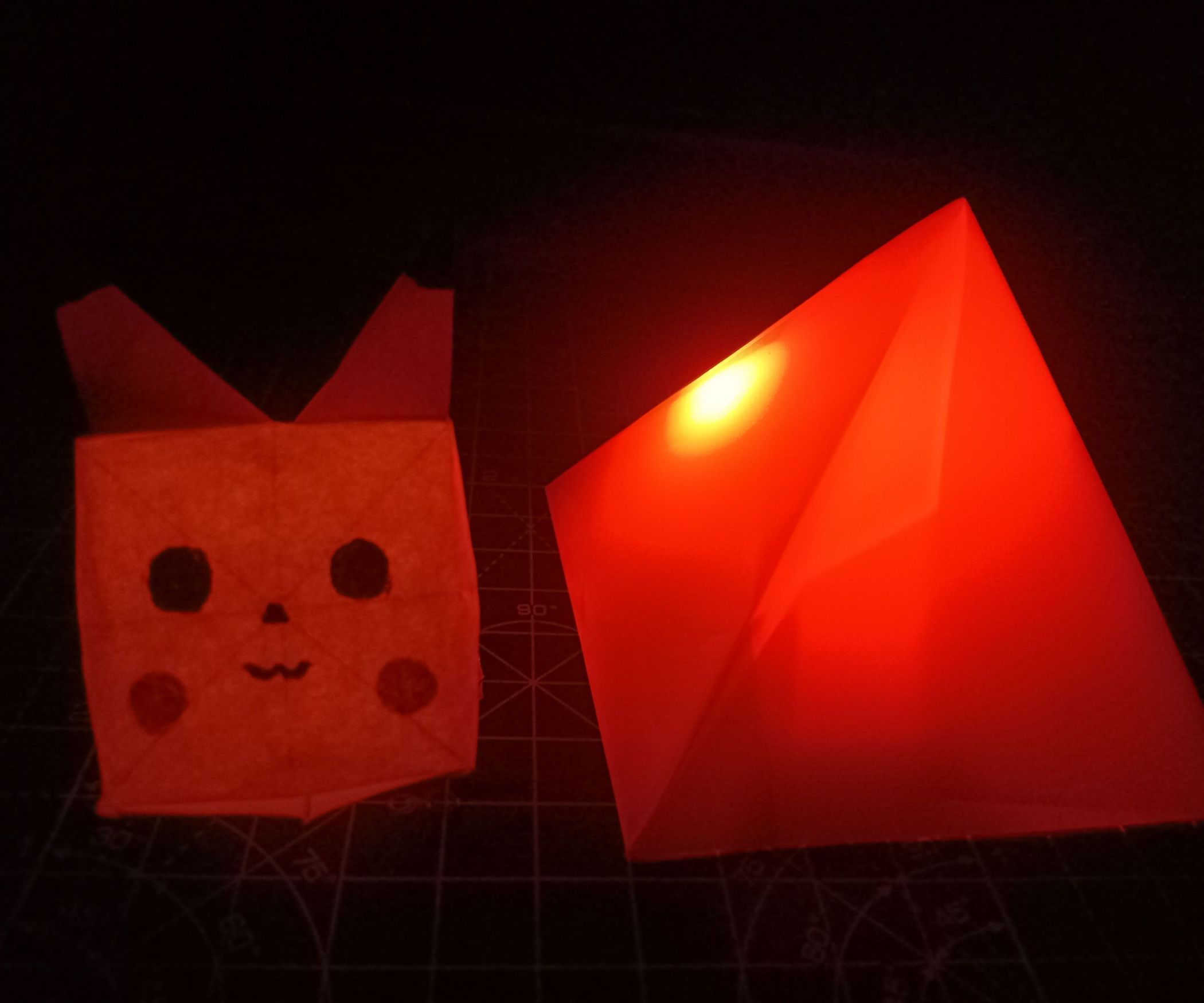Origami Night Lamp : 4 Steps - Instructables