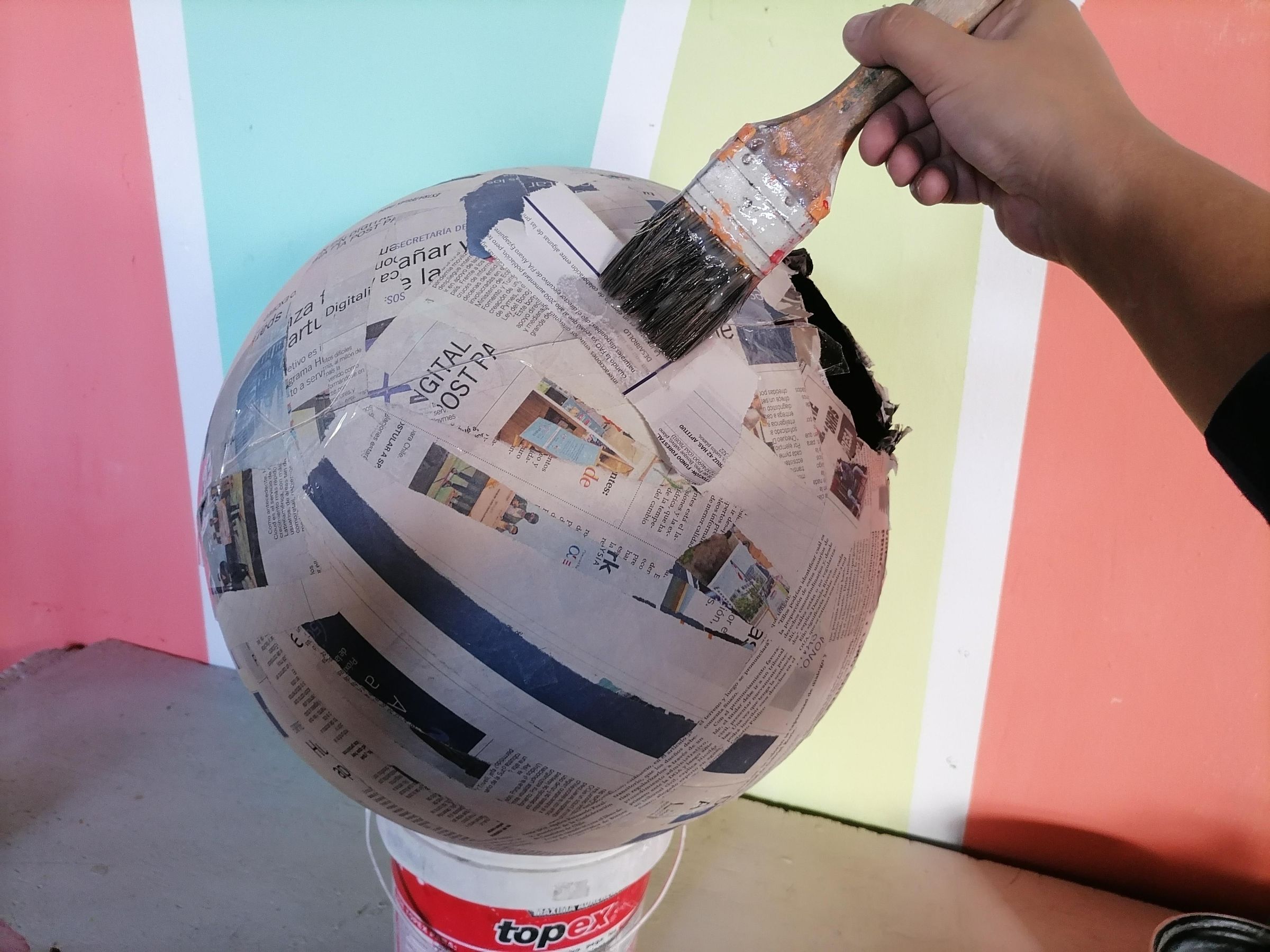 Paper Maché Death Star : 7 Steps (with Pictures) - Instructables