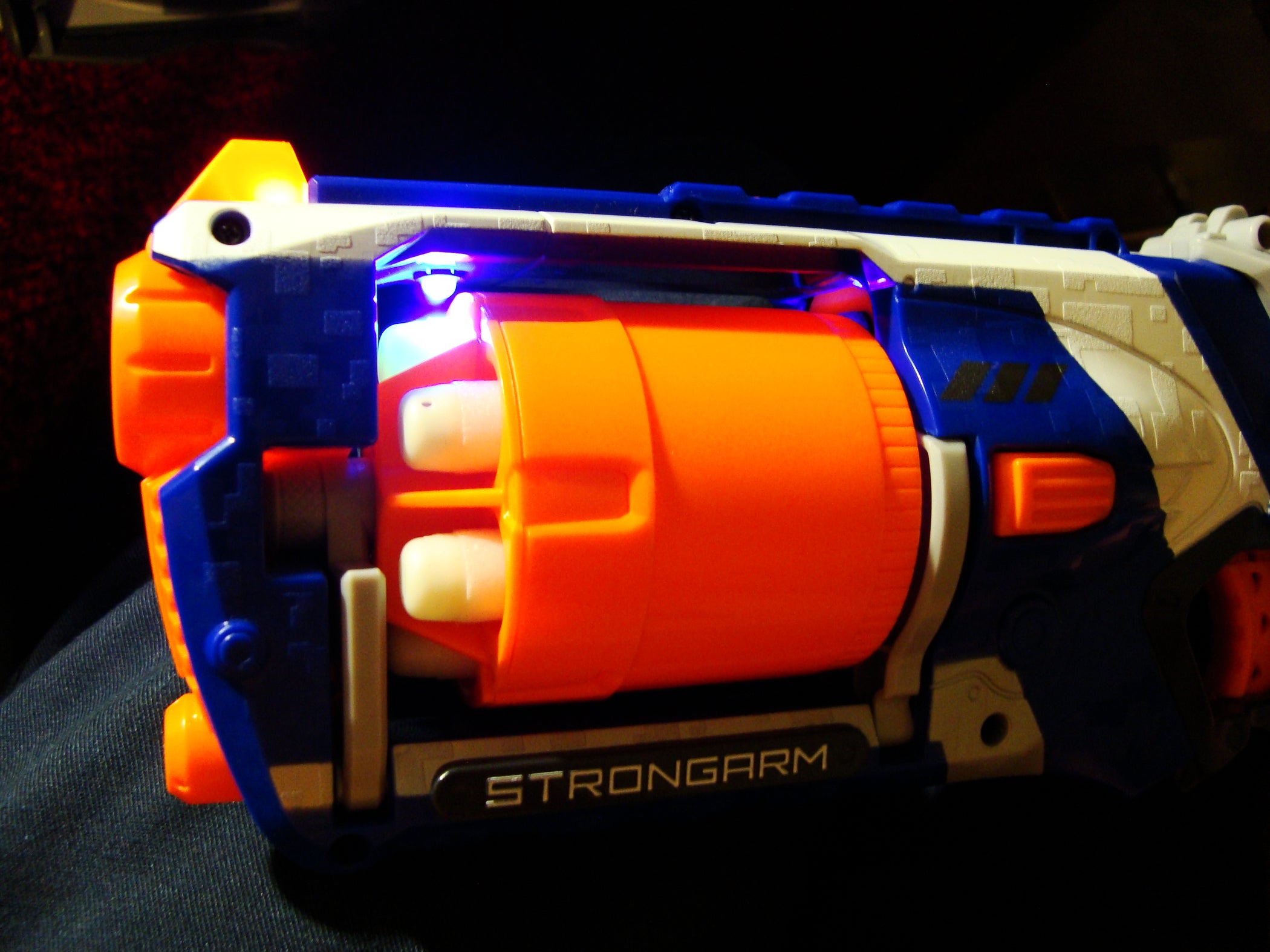 Nerf Elite Glow Mod Strongarm 47 Steps Instructables 