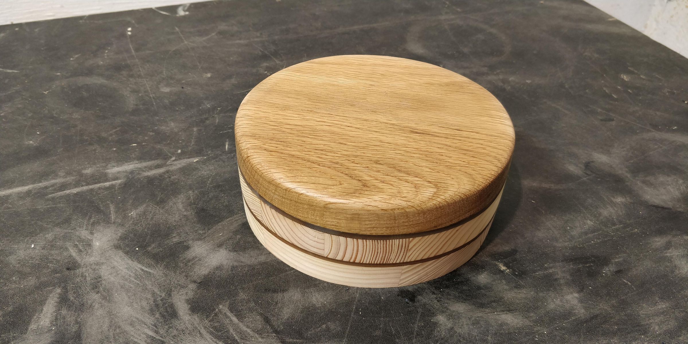 Plug-in Round Wood Wall LED Lamp | Portable Circle Socket Plug Night ...