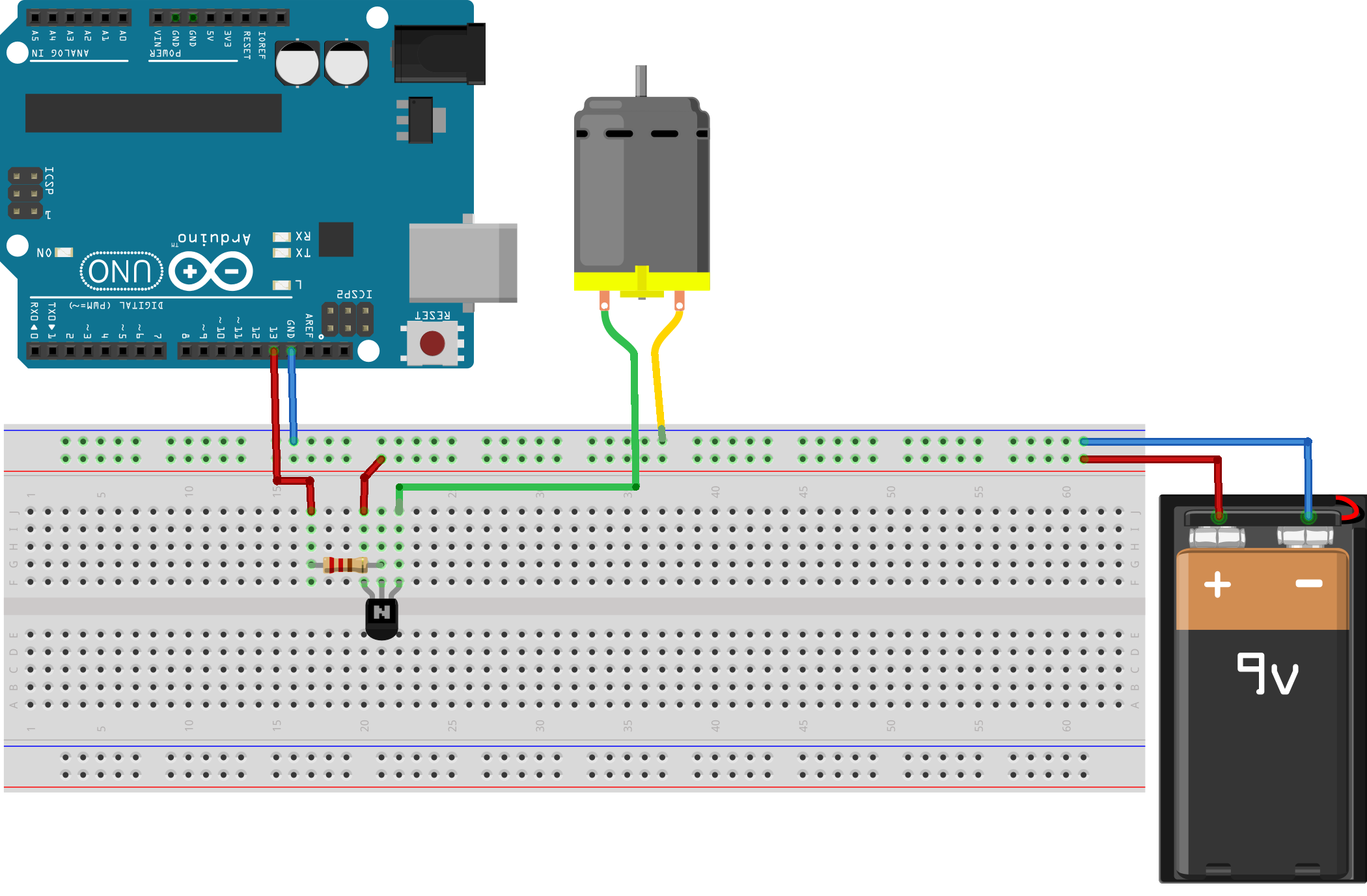 Use Transistor As Motor Driver : Basic : 4 Steps (with Pictures ...