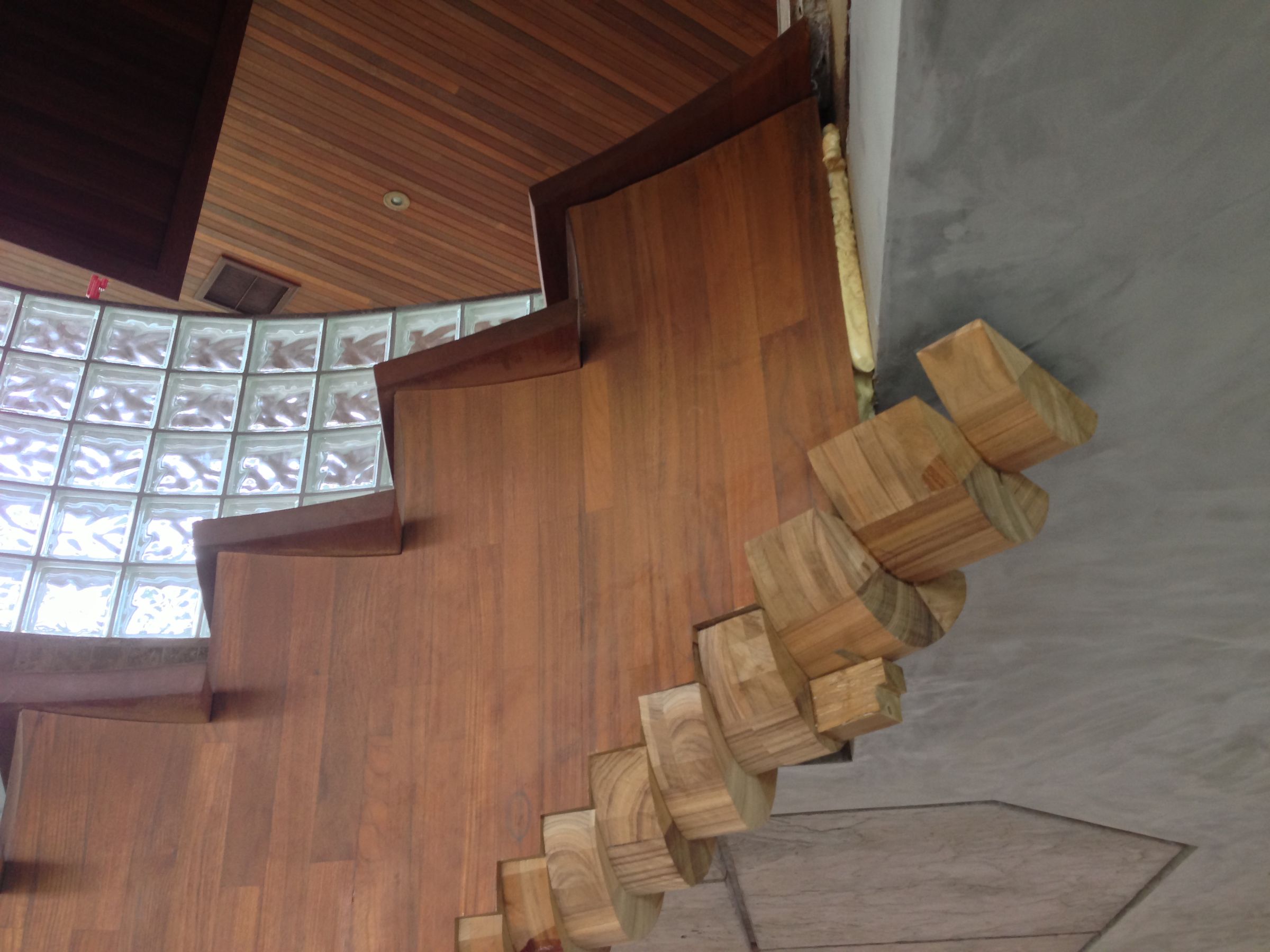 Inlayed Wood Scales on Spiral Staircase : 8 Steps (with Pictures ...