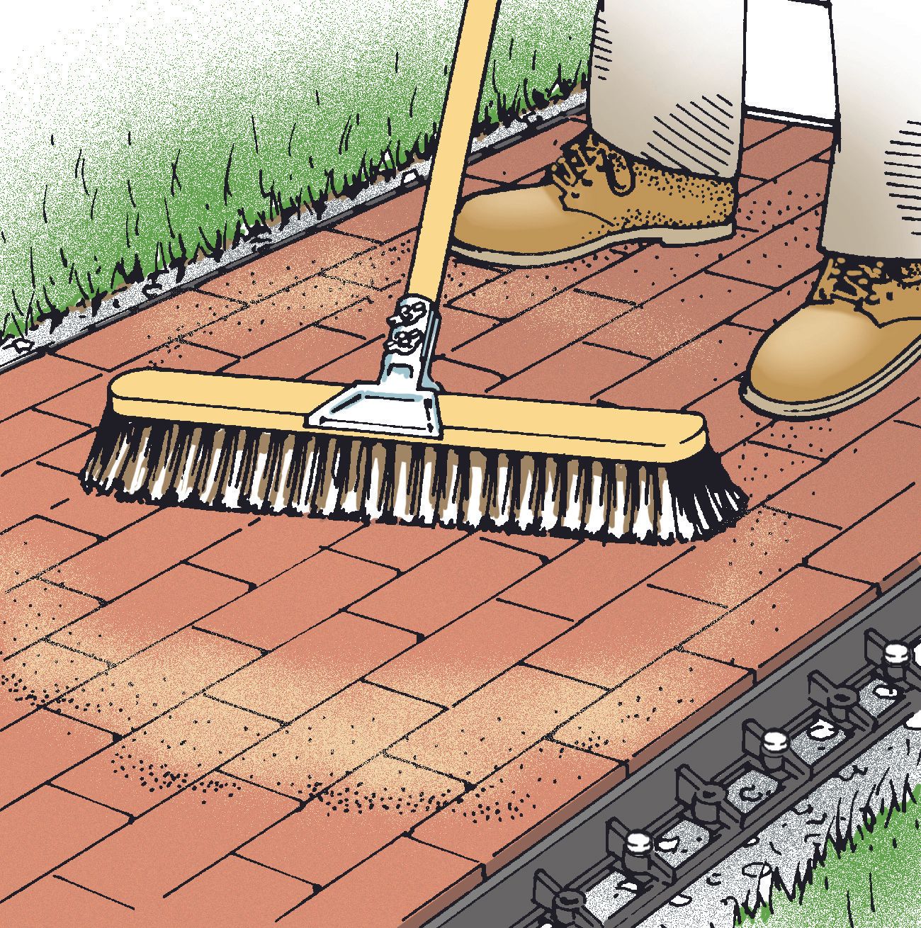 Build a Brick Walkway : 4 Steps - Instructables