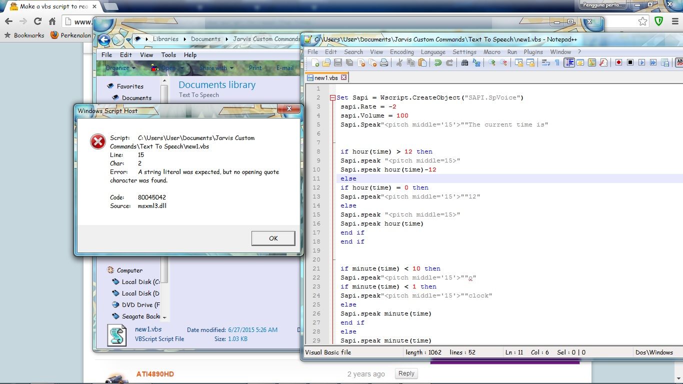 Make a Vbs Script to Read the Time : 4 Steps - Instructables
