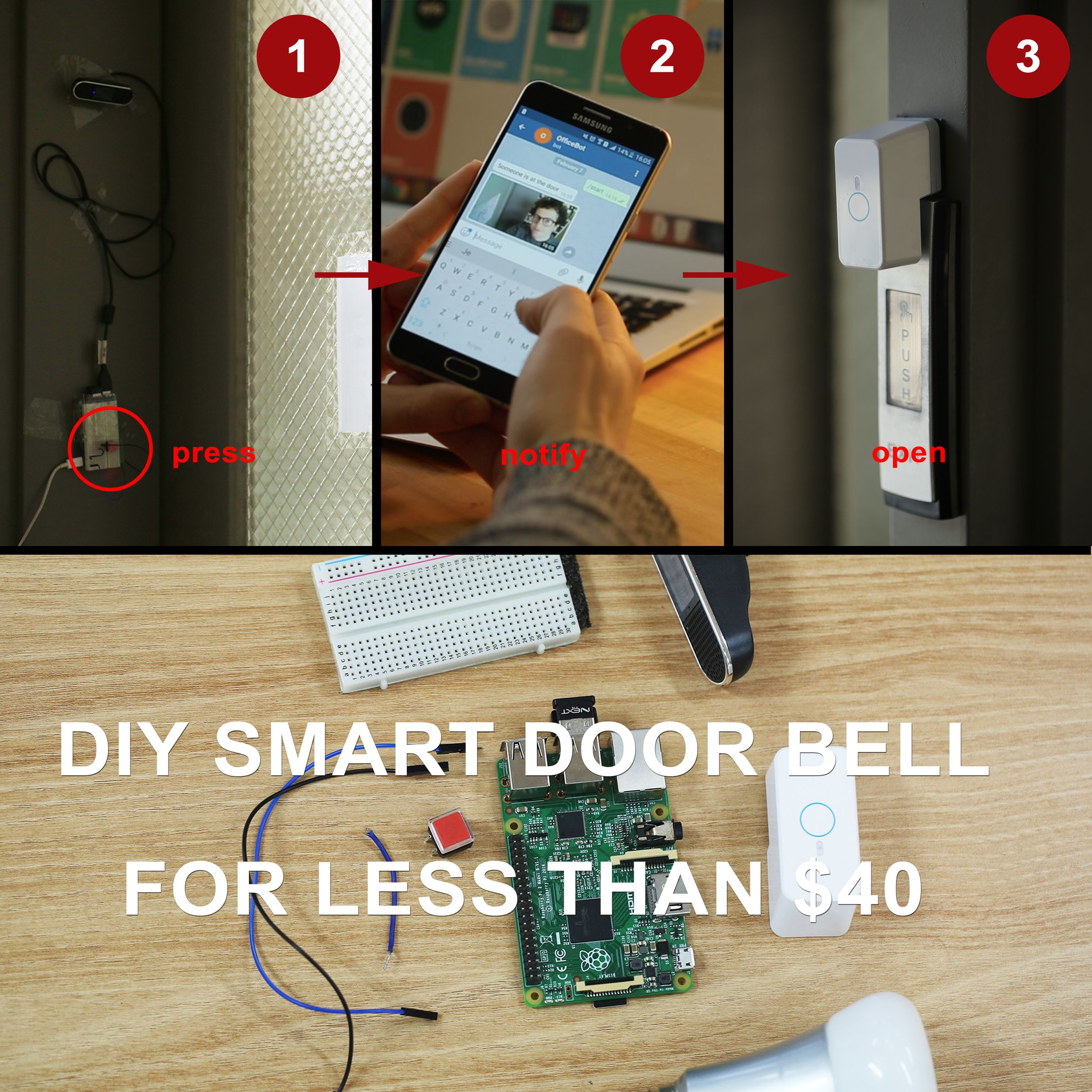 DIY Smart Home Doorbell for Less Than $40! : 6 Steps (with Pictures ...