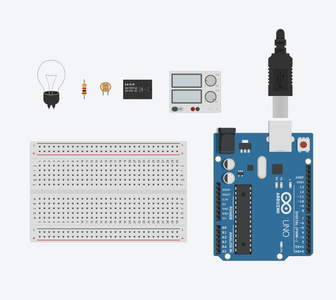 Simulating a Relay Activated Lamp in TinkerCAD : 3 Steps - Instructables