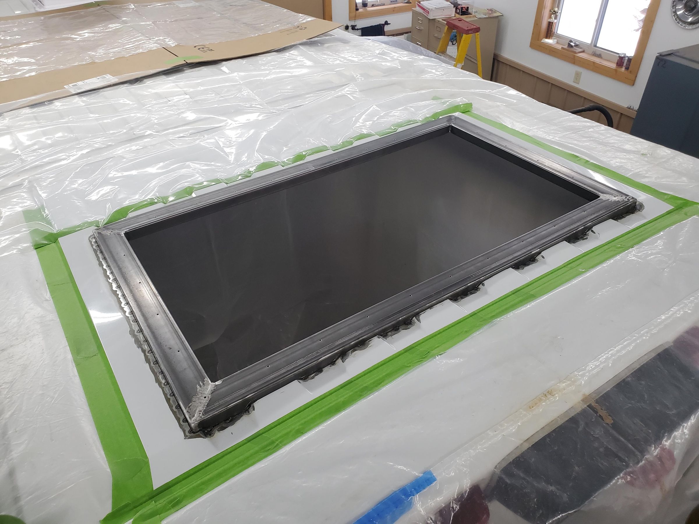 Custom Skylight Frame Installation for a Van Conversion : 13 Steps ...