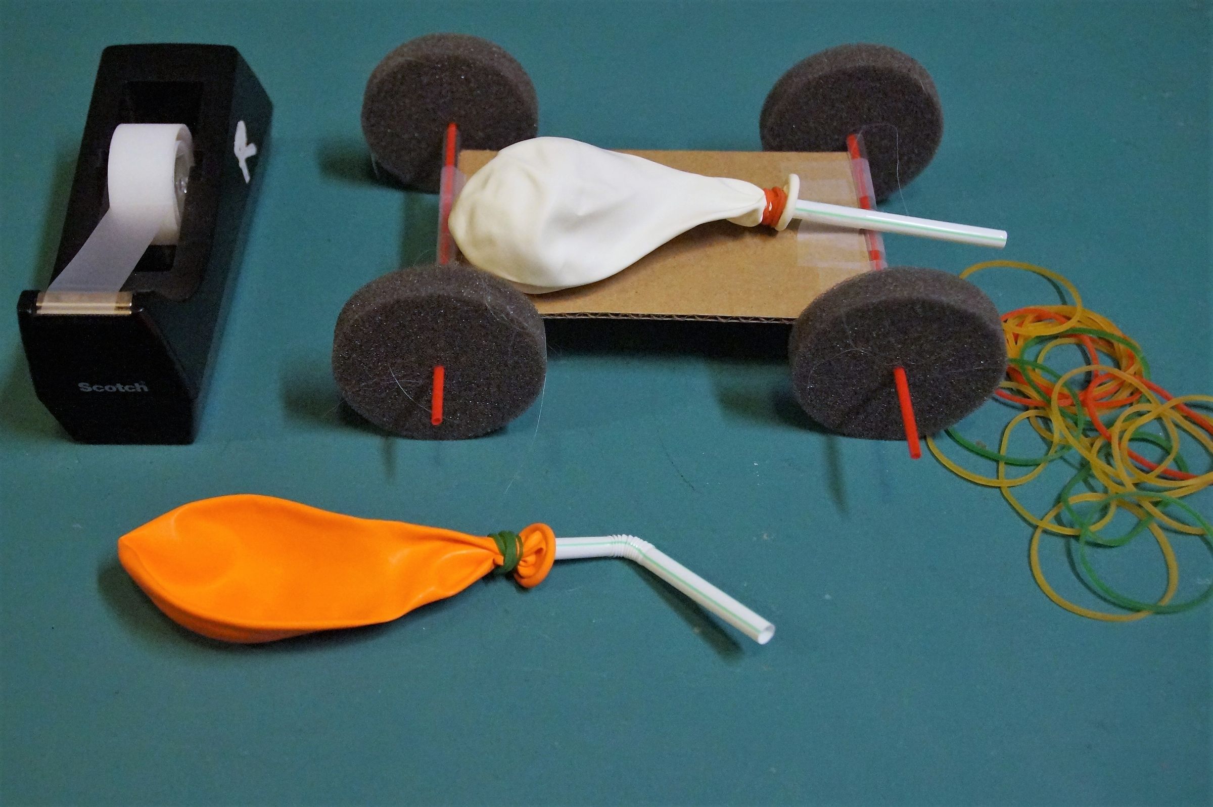 Balloon Rocket Cars : 9 Steps (with Pictures) - Instructables