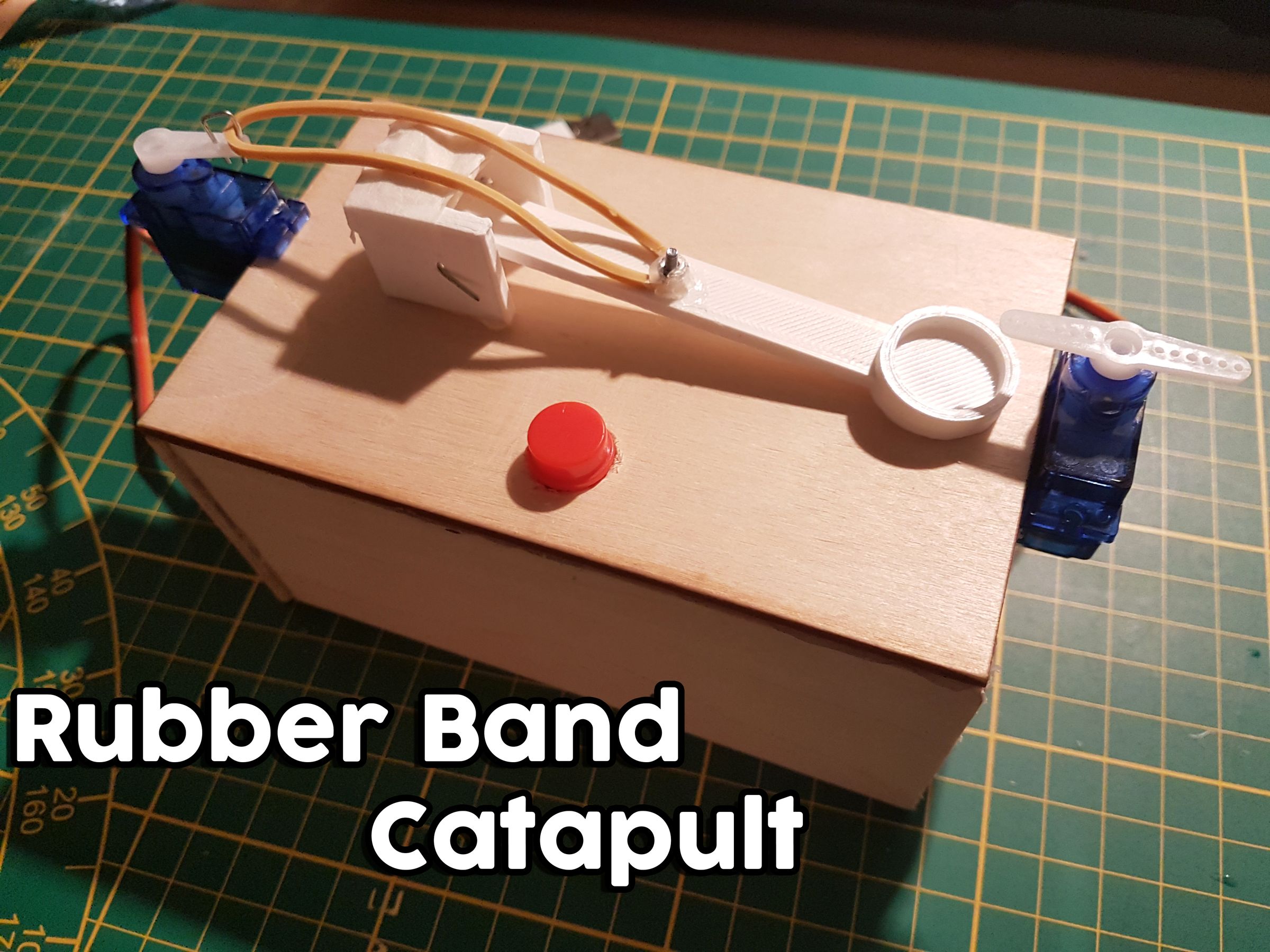 Automatic Rubber Band Catapult : 8 Steps (with Pictures) - Instructables