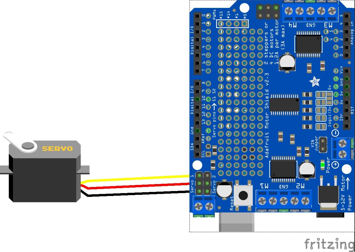 Arduino : How to Control Servo Motor With Motor Shield : 5 Steps (with ...