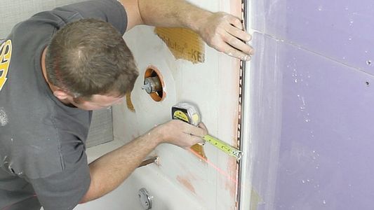 How to Tile a Shower Wall...AND Cut Tiles Like a Pro!! : 16 Steps (with ...