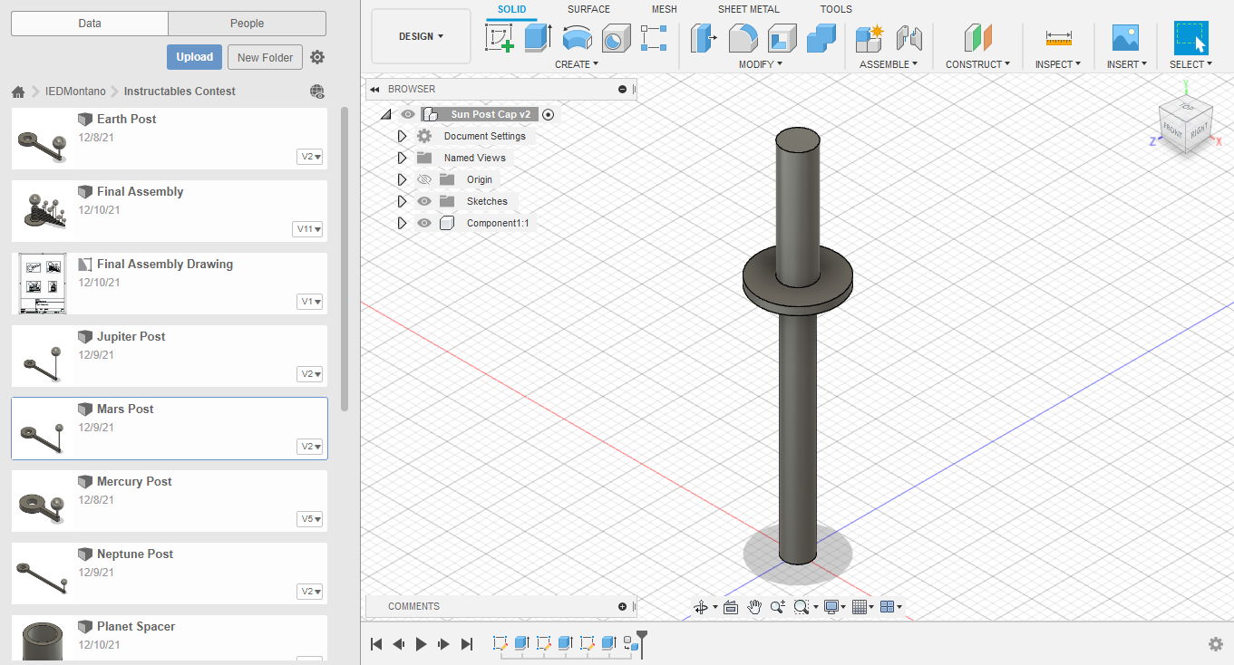 Rotating Solar System Model : 6 Steps (with Pictures) - Instructables