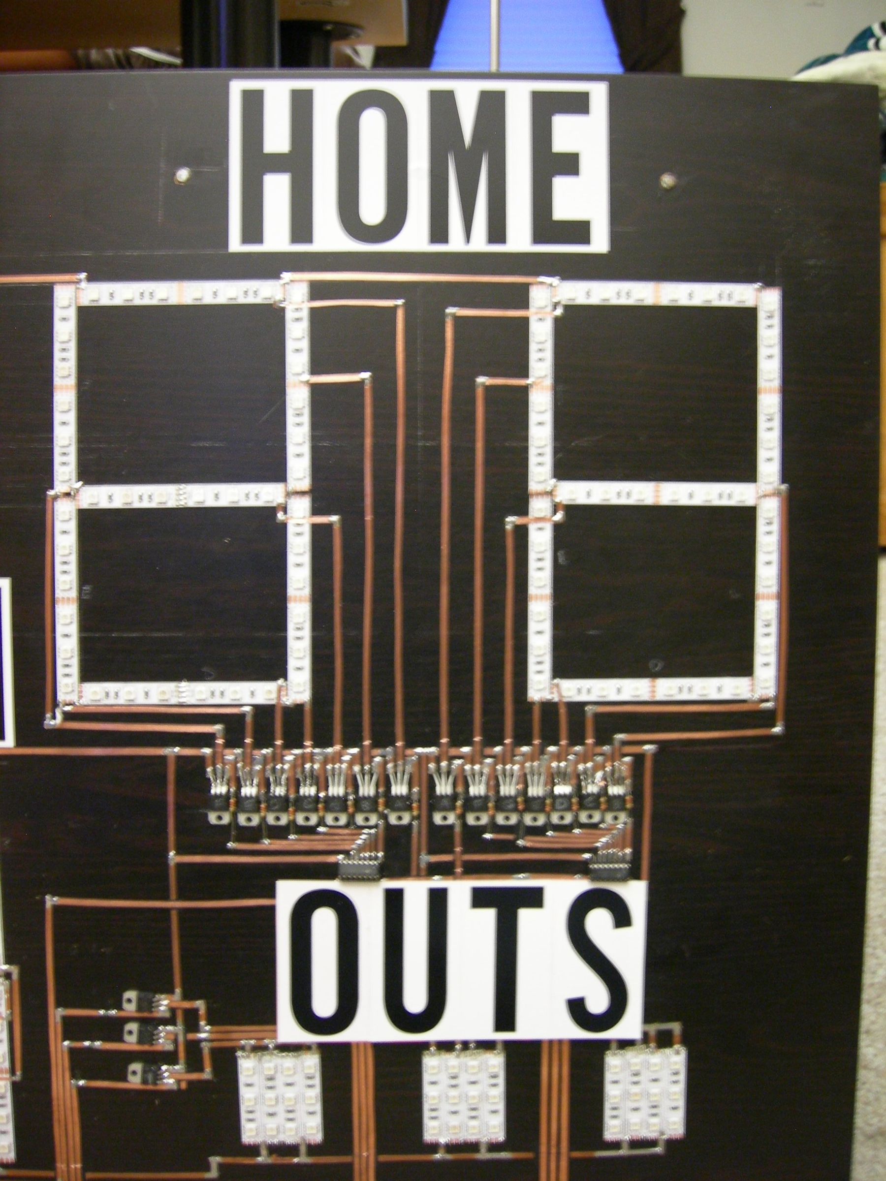 Remote Controlled Arduino Scoreboard Using LED Strips : 14 Steps (with ...