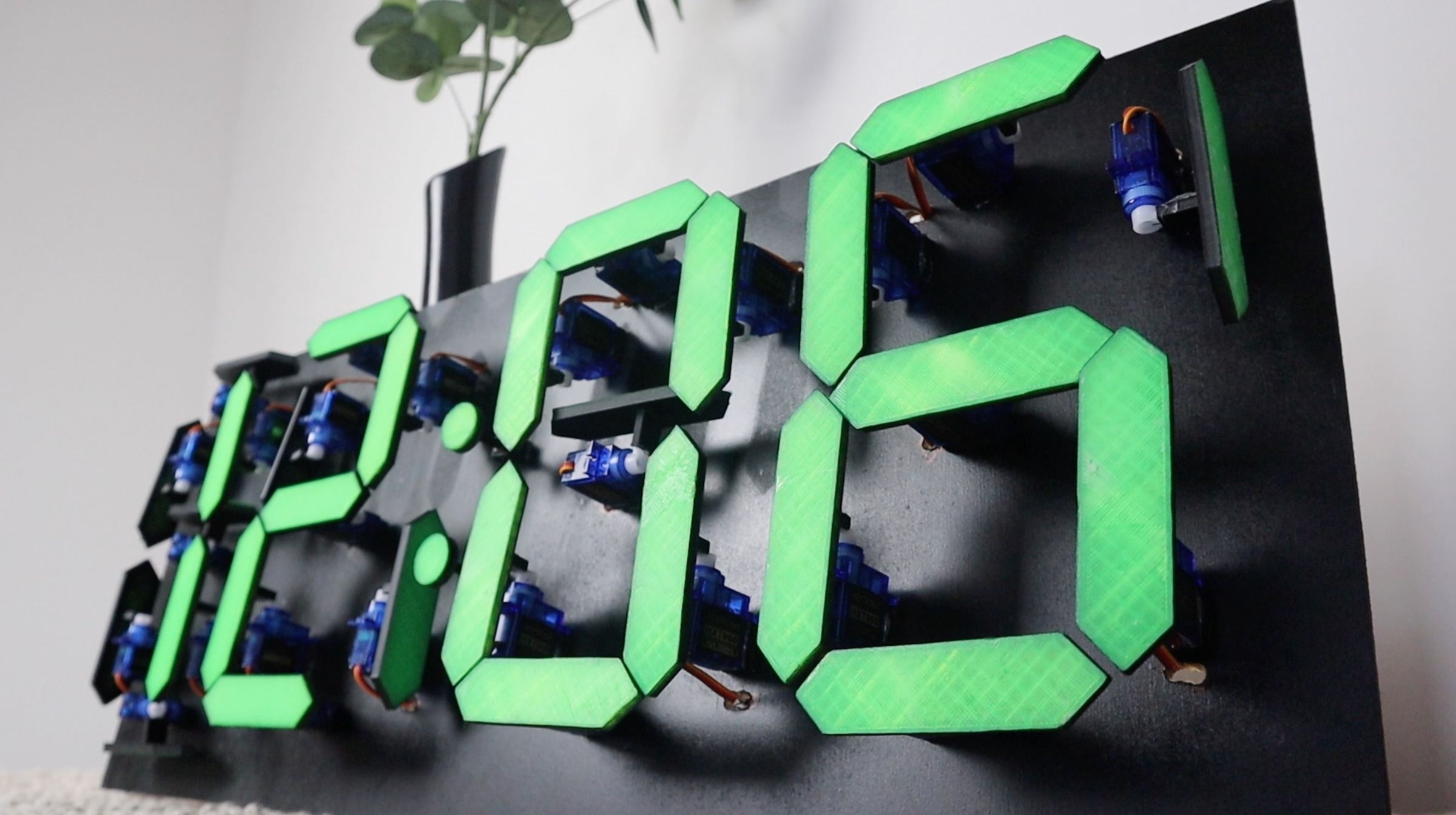 Mechanical Seven Segment Display Clock : 7 Steps (with Pictures ...