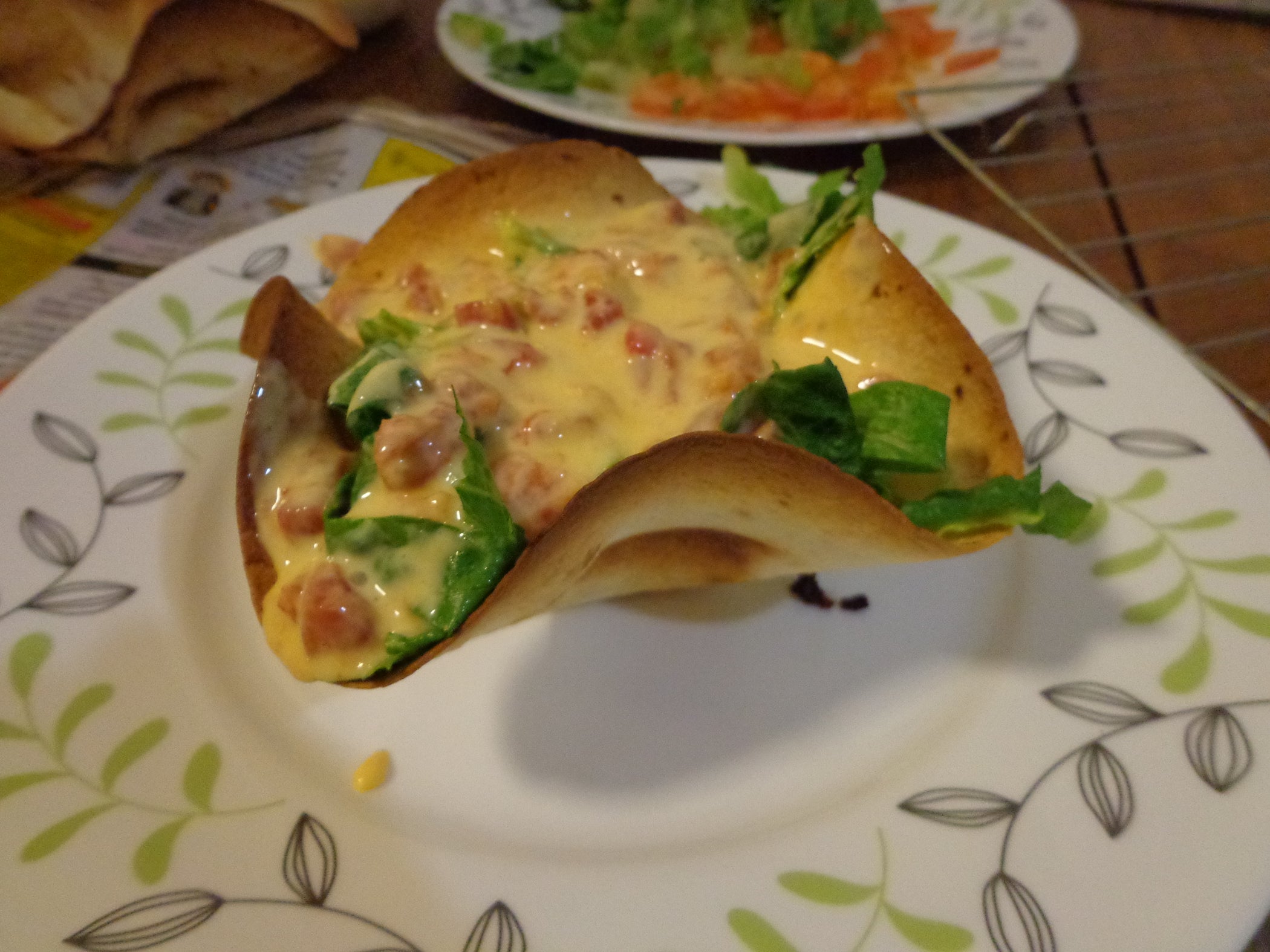 Easy Baked Taco Salad Shells 3 Steps With Pictures Instructables