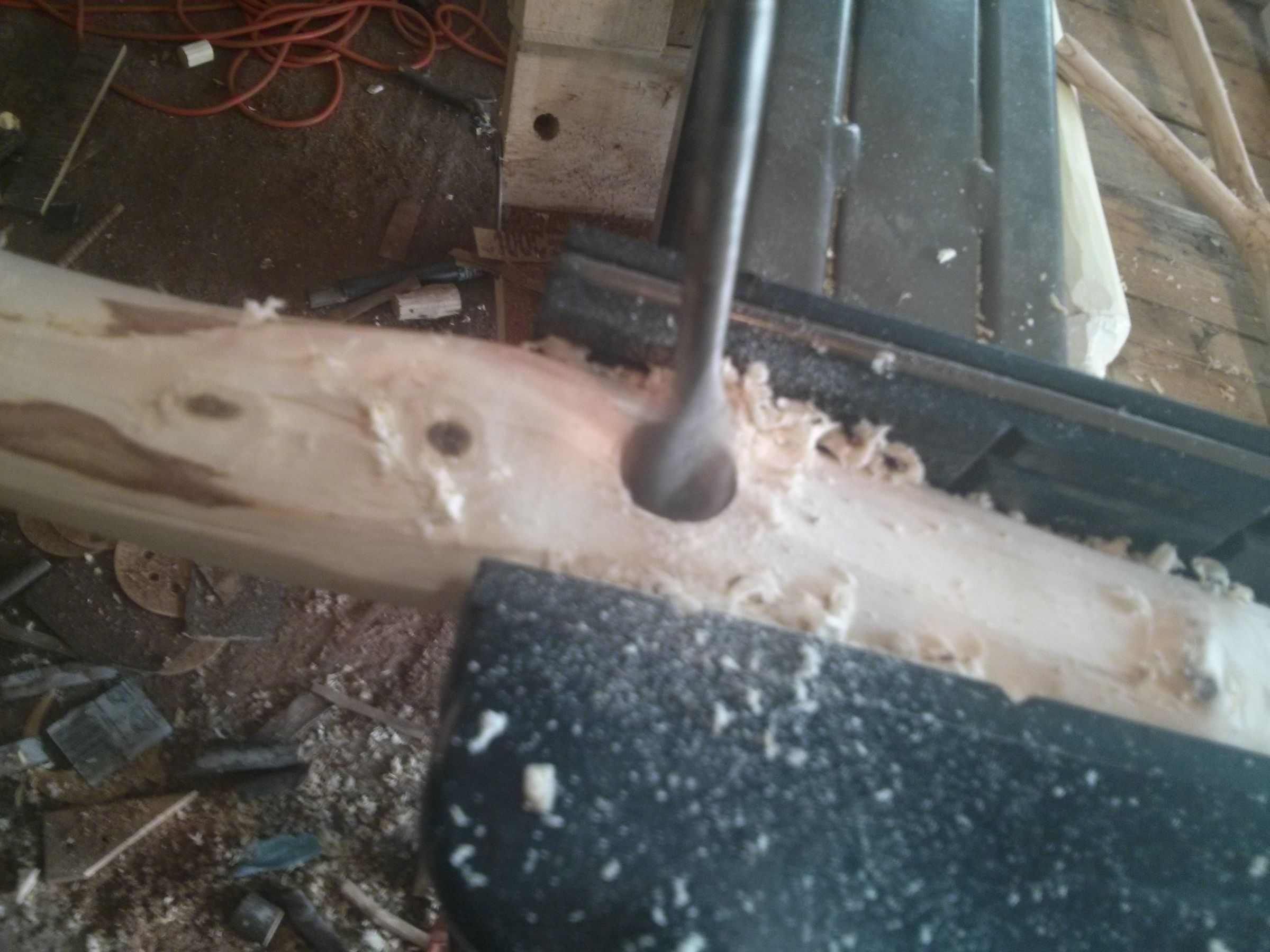 Decorative Garden Bench Made From Fallen Tree Limbs : 9 Steps ...