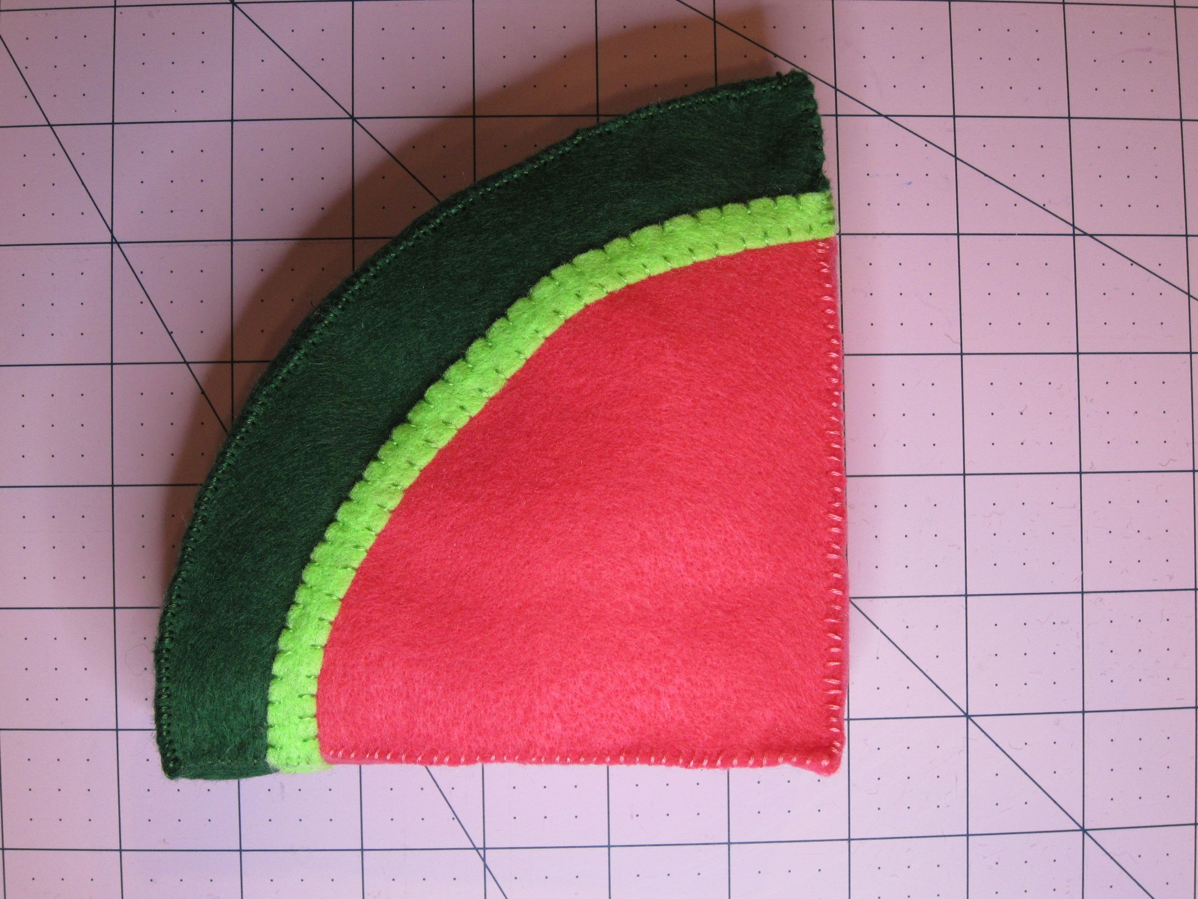 Felt Watermelon Slice : 20 Steps (with Pictures) - Instructables