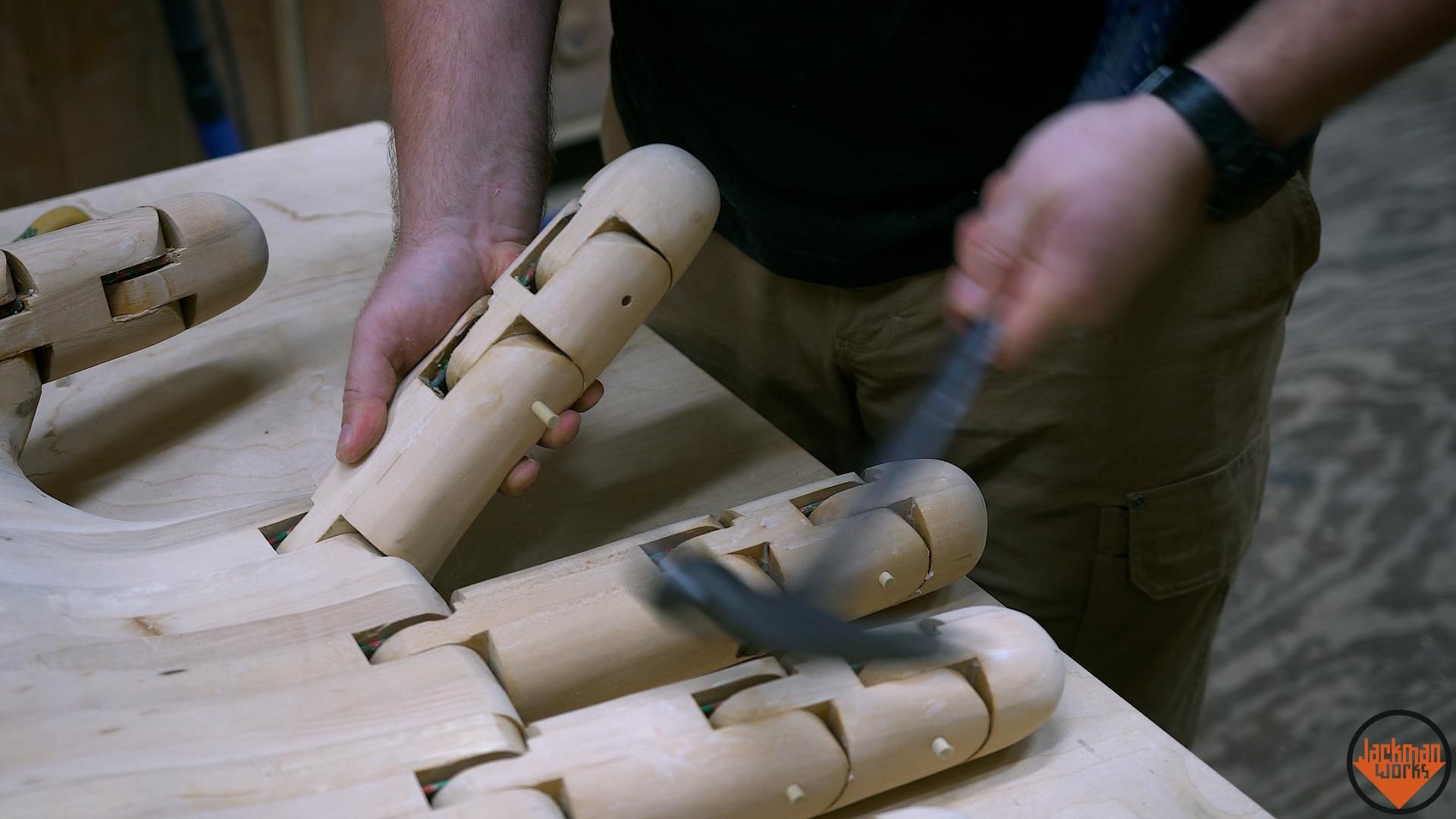 Building Giant Articulated Hands (carved From Wood for Social ...