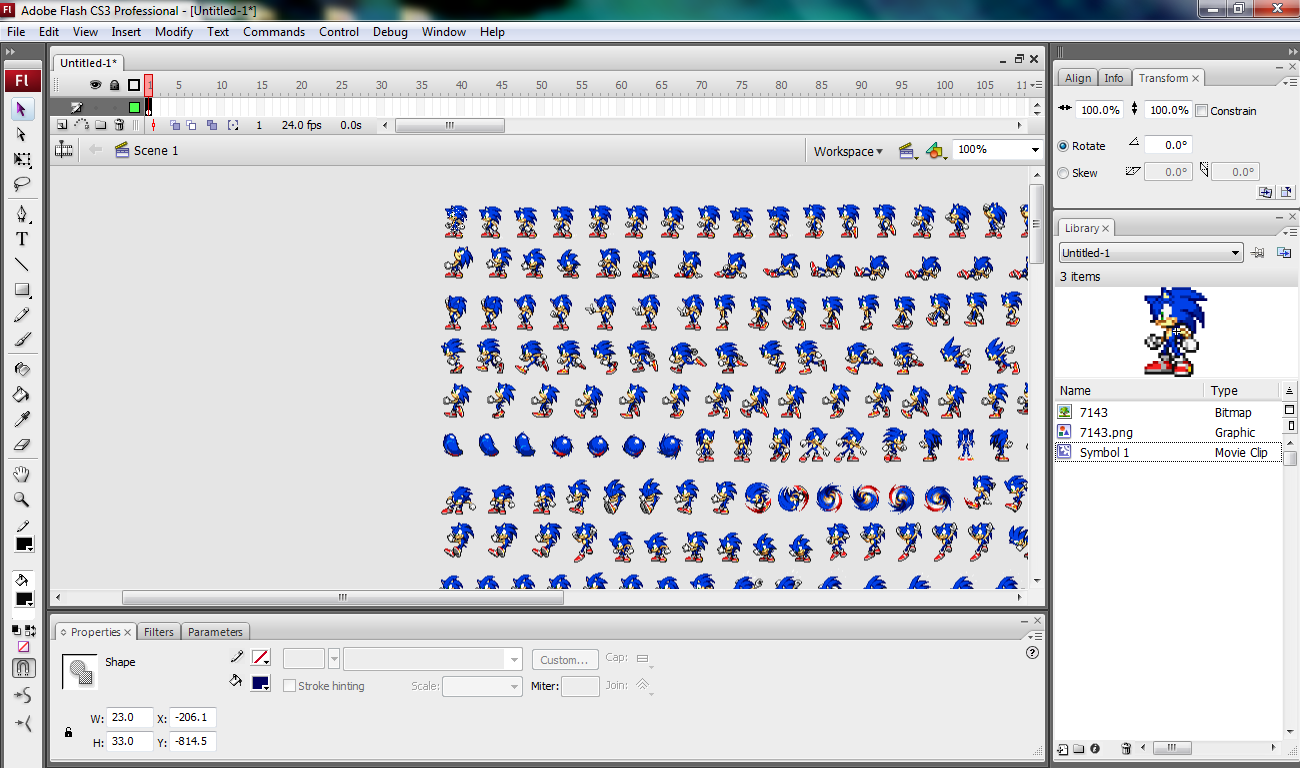 How to Animate With Sprite's on Adobe Flash : 3 Steps - Instructables