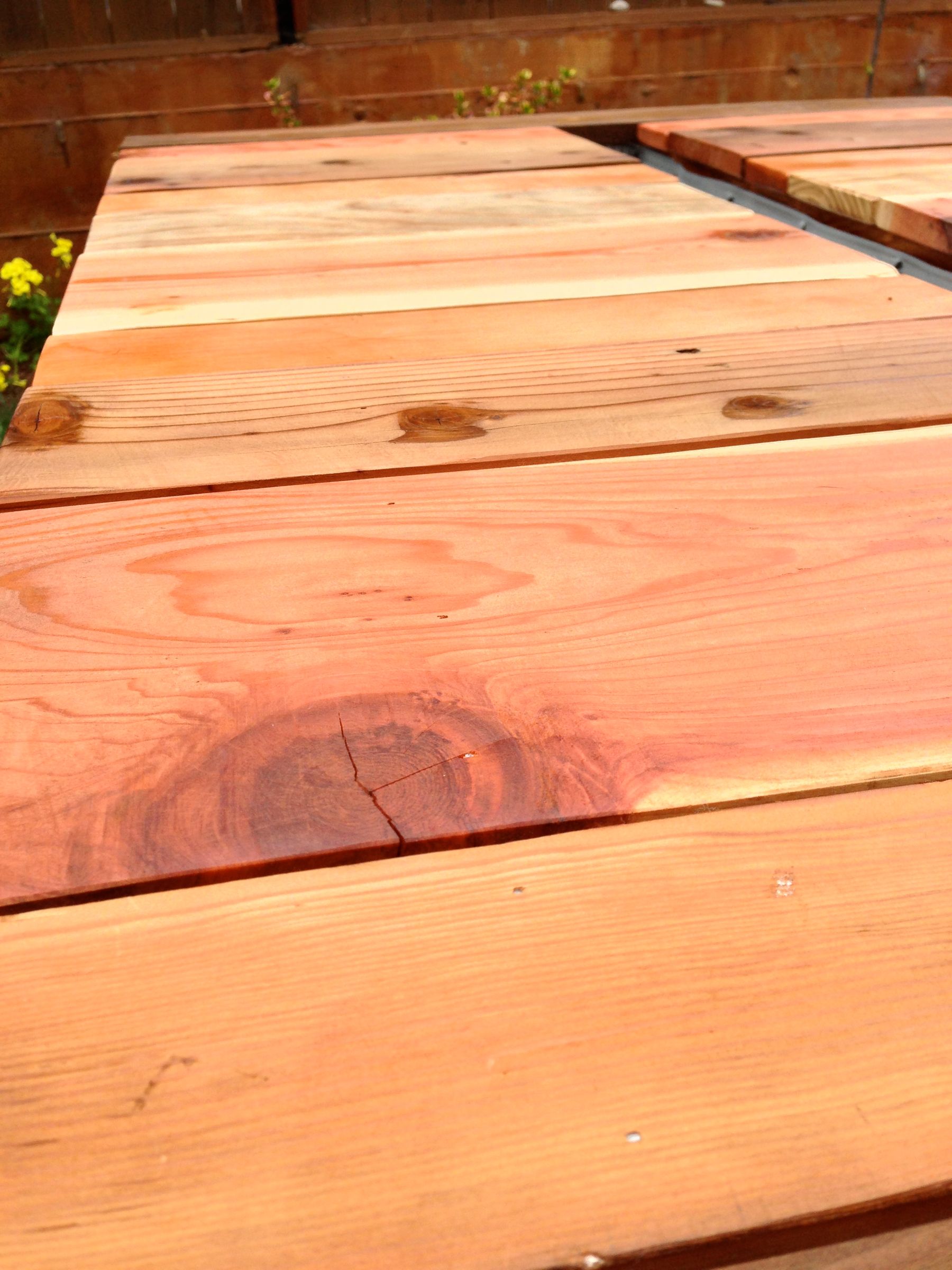 Reclaimed Wood Flat-Pack Picnic Table With Planter/Ice Trough : 11 ...