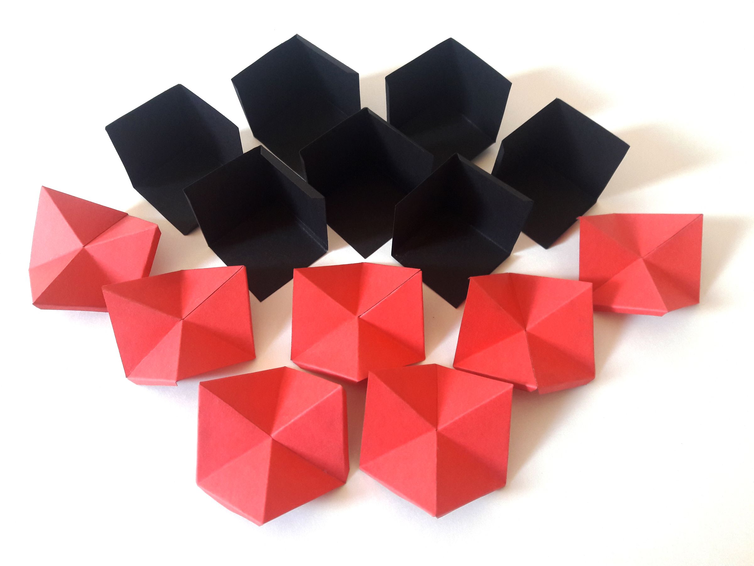 Make a Paper Transforming Geode Cube - Design and Template : 7 Steps ...