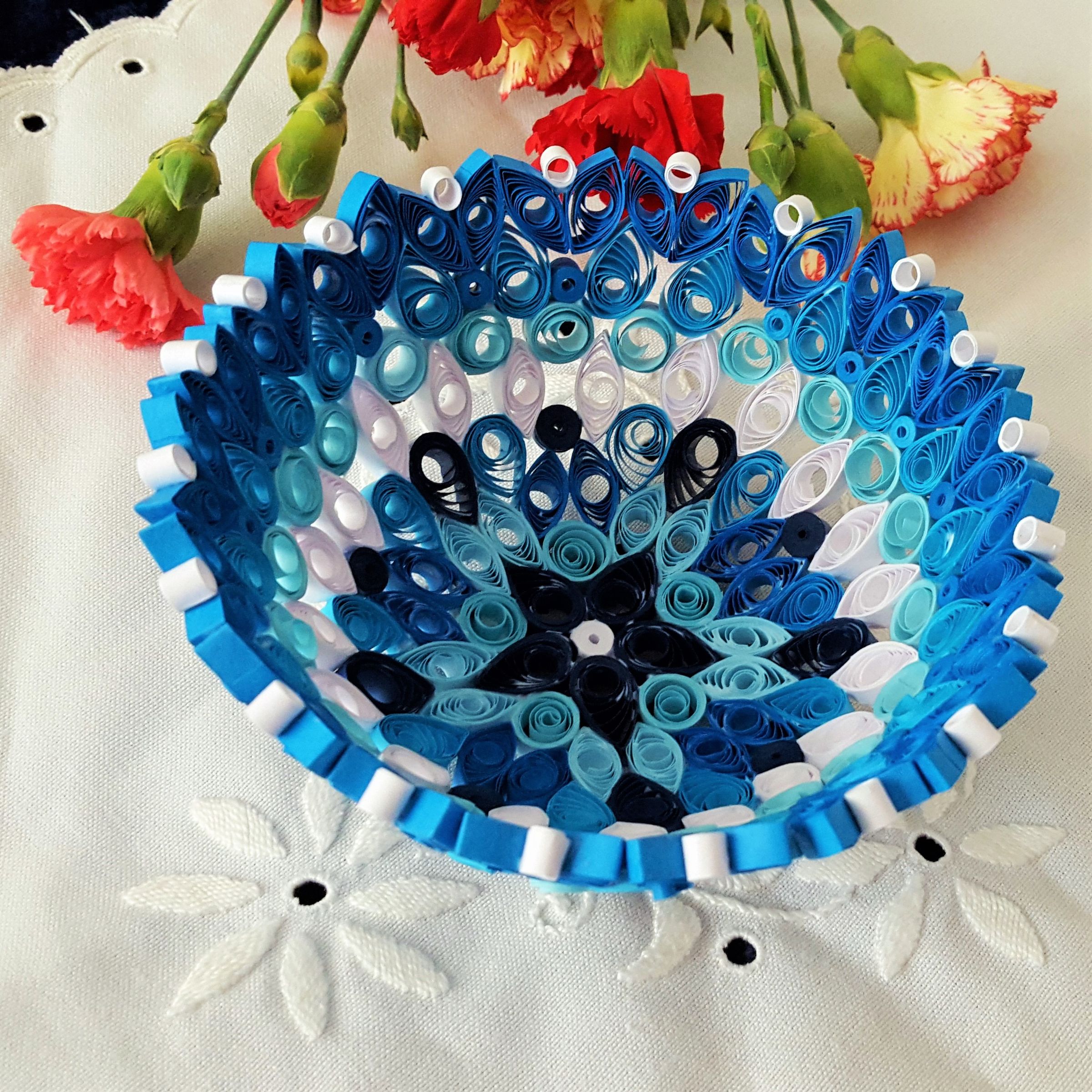 How It Is Made: Quilled Paper Bowl : 4 Steps (with Pictures ...