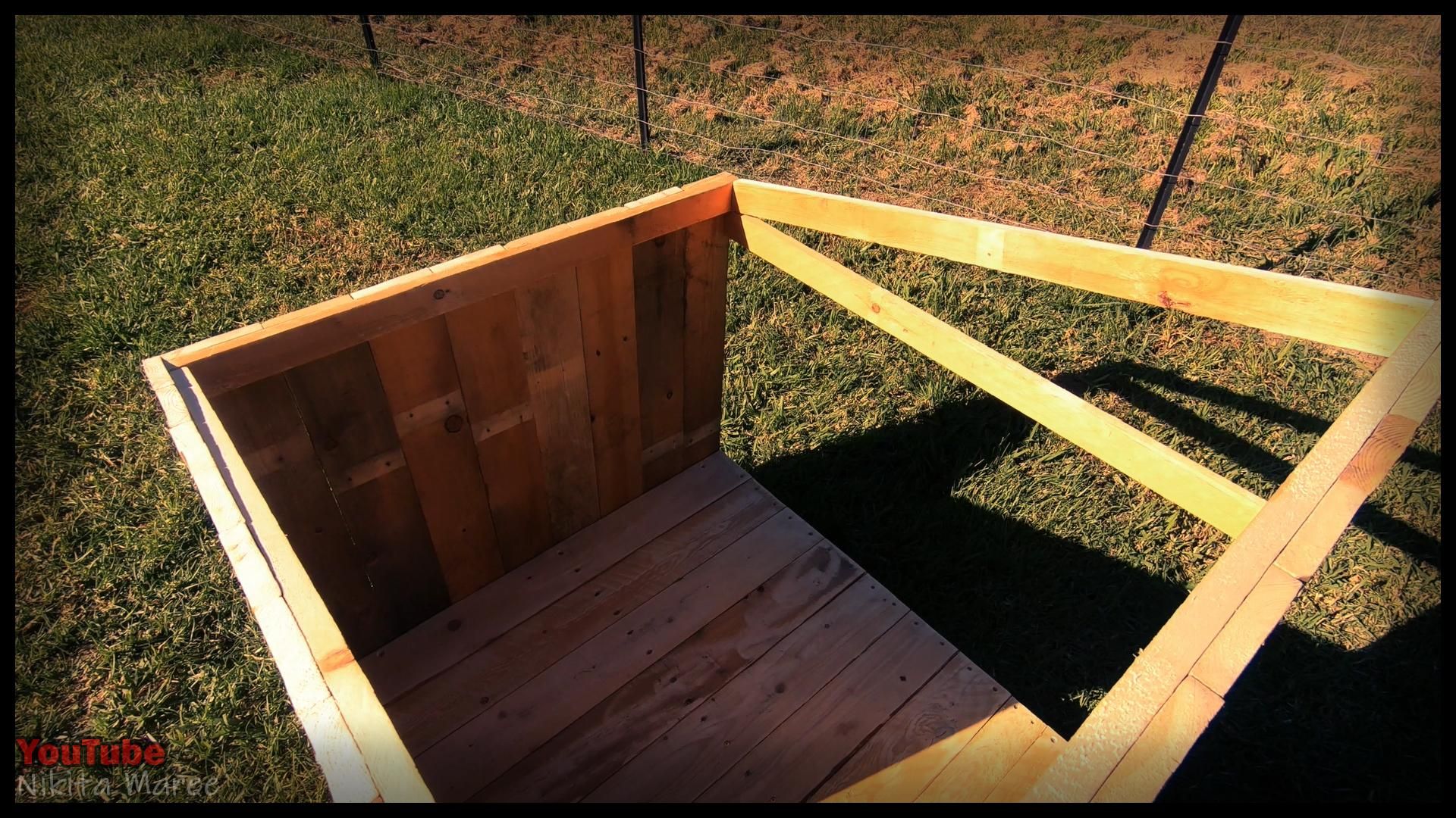 How to Build a Dog Kennel - Cheap and Easy Dog House : 49 Steps (with ...