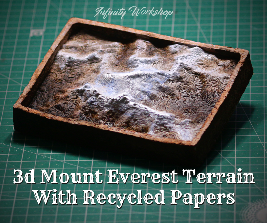 3d Mount Everest Terrain With Recycled Papers : 12 Steps (with Pictures ...