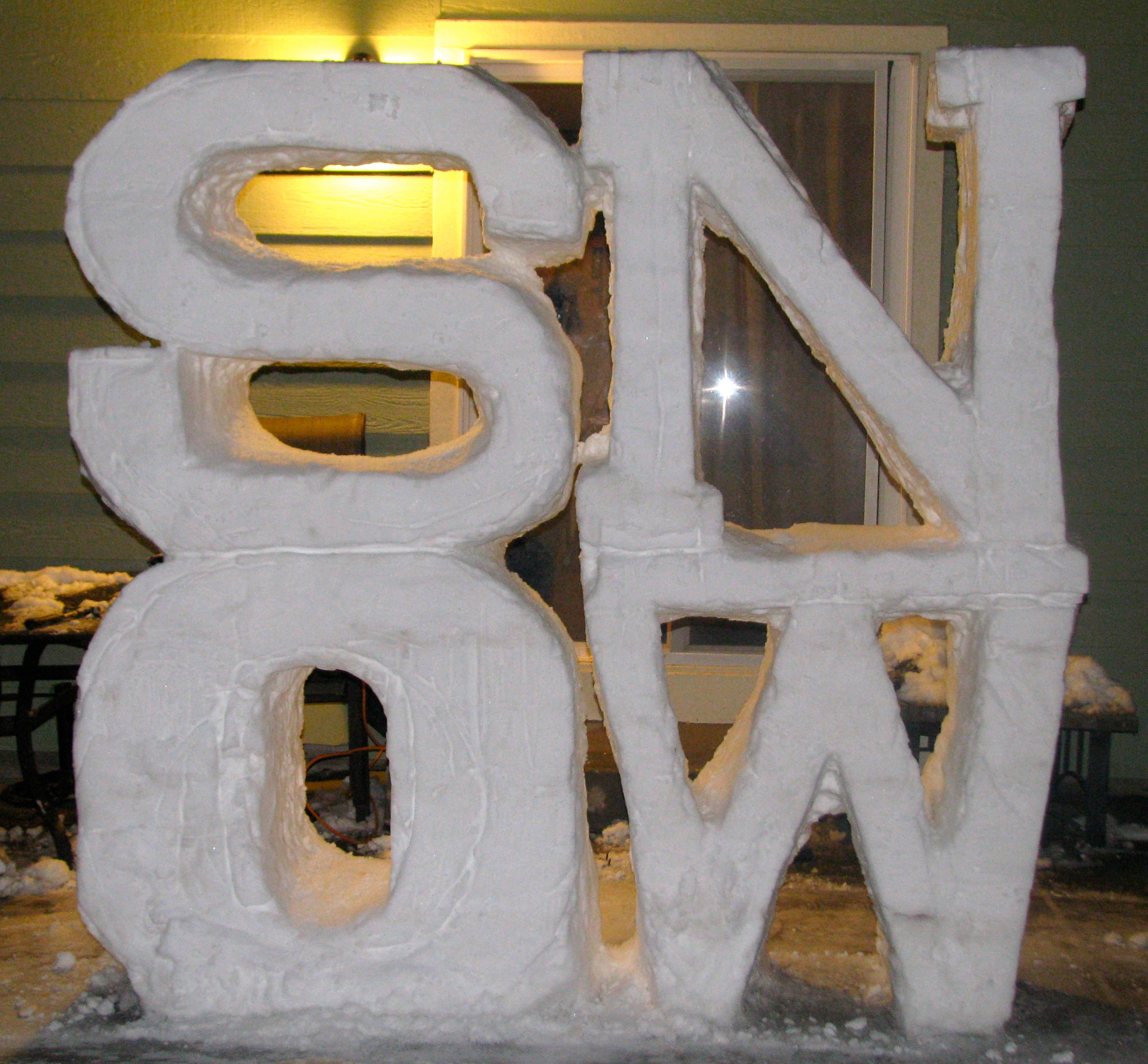 Snow Sculpture : 6 Steps (with Pictures) - Instructables