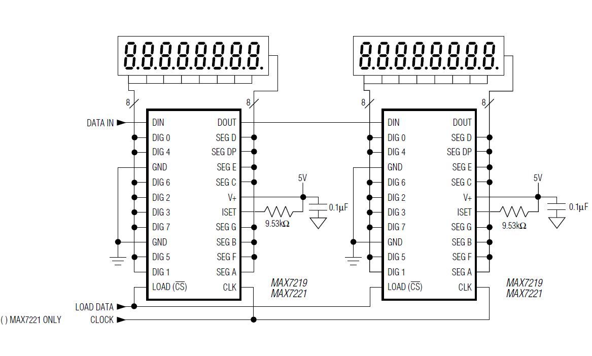 Digital Clock Using Arduino and Led Dot Matrix Display : 6 Steps ...