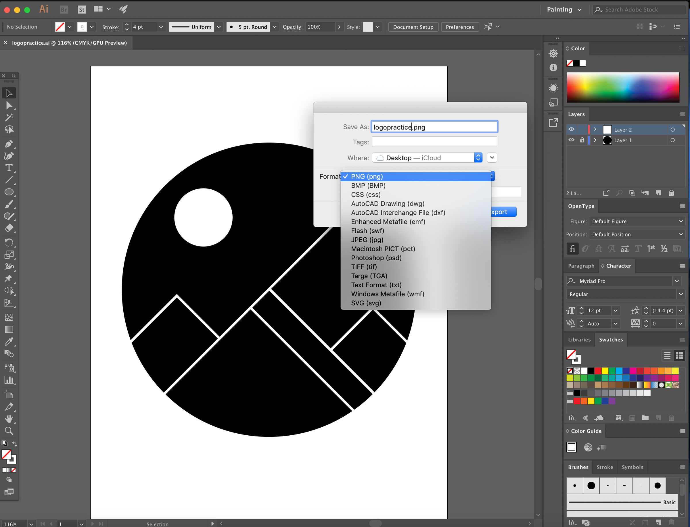How to Create a Basic Vector Logo in Adobe Illustrator : 14 Steps ...