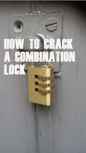 How to Crack Any Combination Lock in Seconds : 5 Steps (with Pictures ...