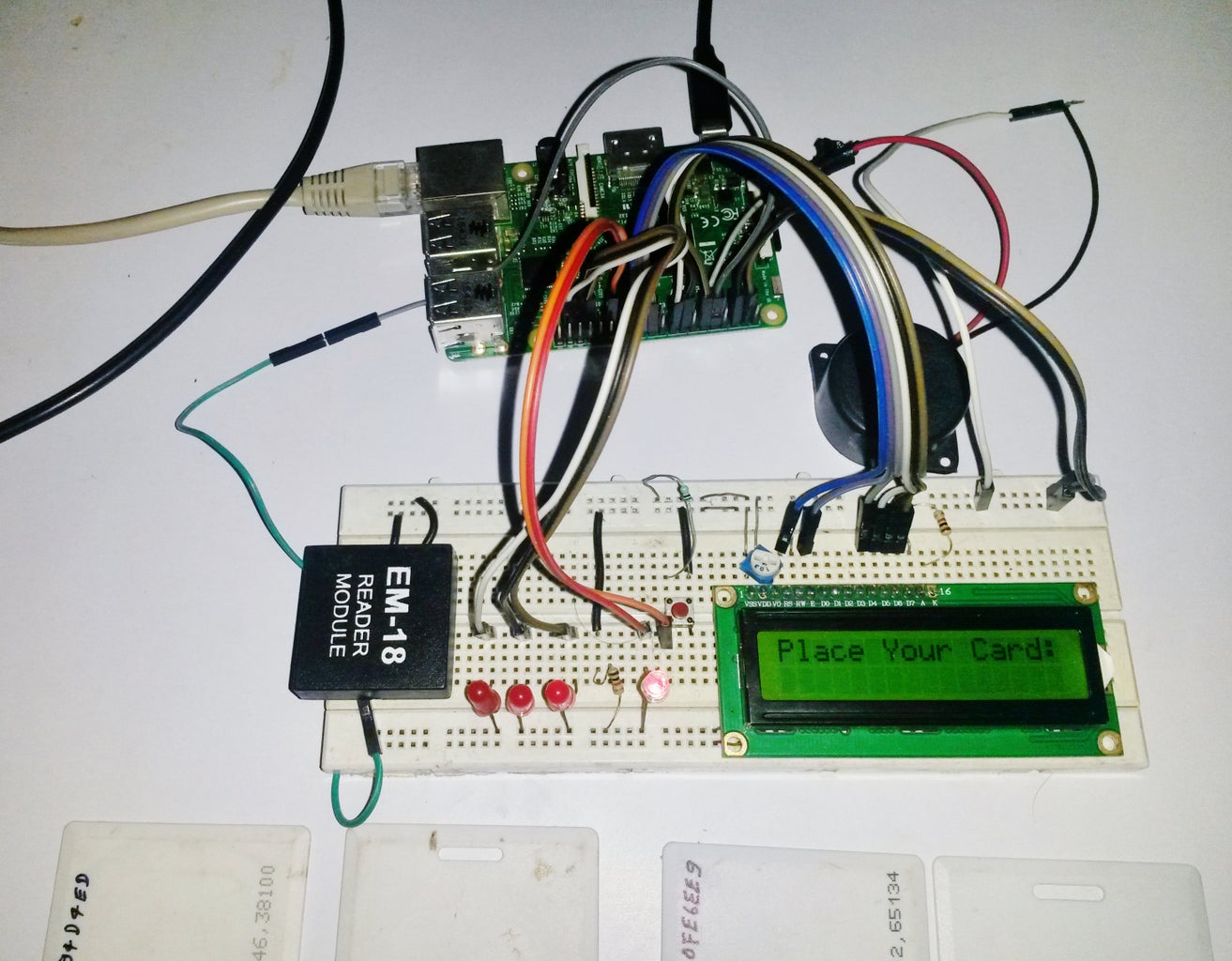 Rfid Based Attendance System Using Raspberry Pi 7 Steps Instructables