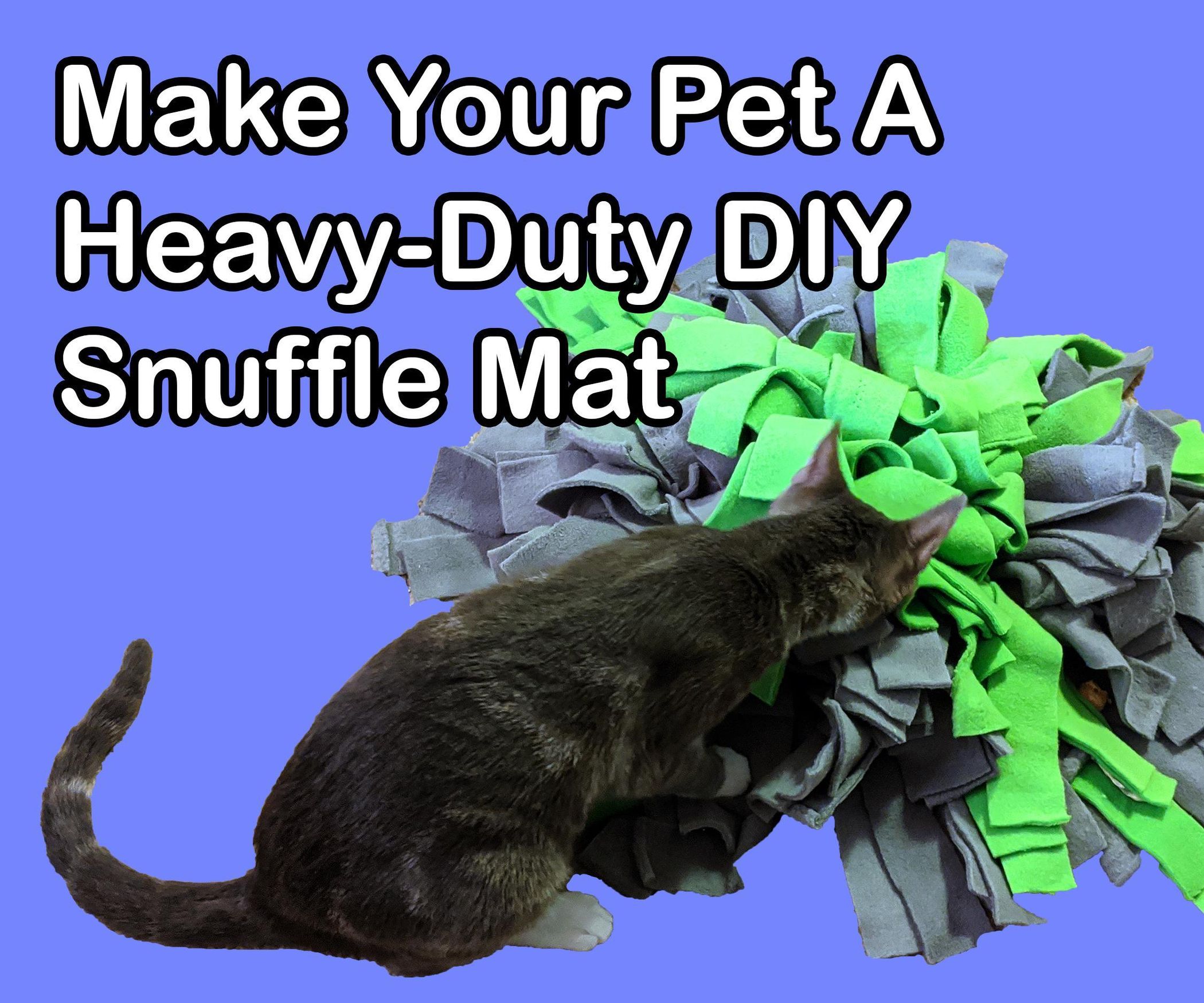 How to Make Your Pet a Durable Snuffle Mat : 4 Steps (with Pictures ...