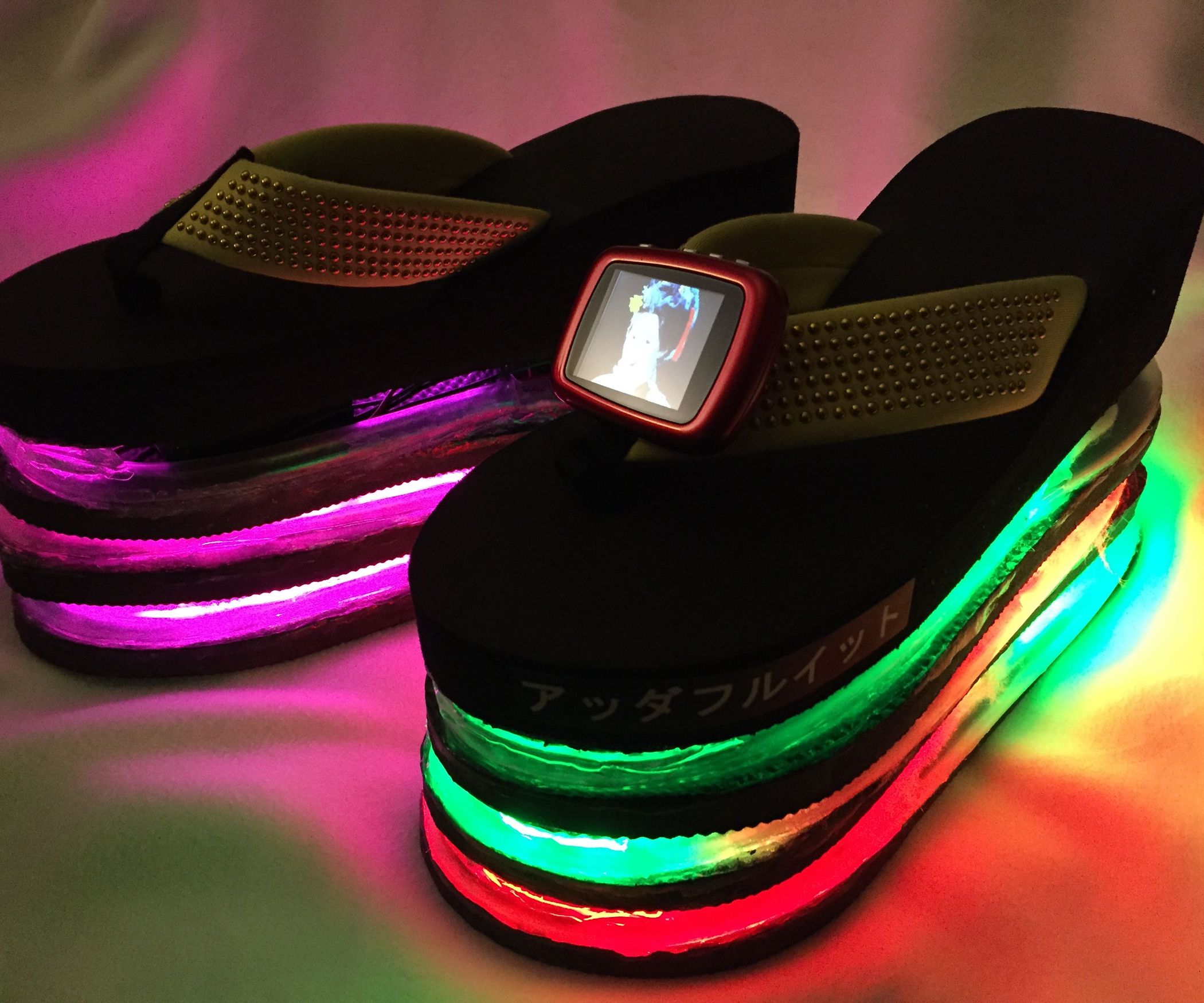 Blade Runner Harajuku Light Up Sandals : 5 Steps (with Pictures ...