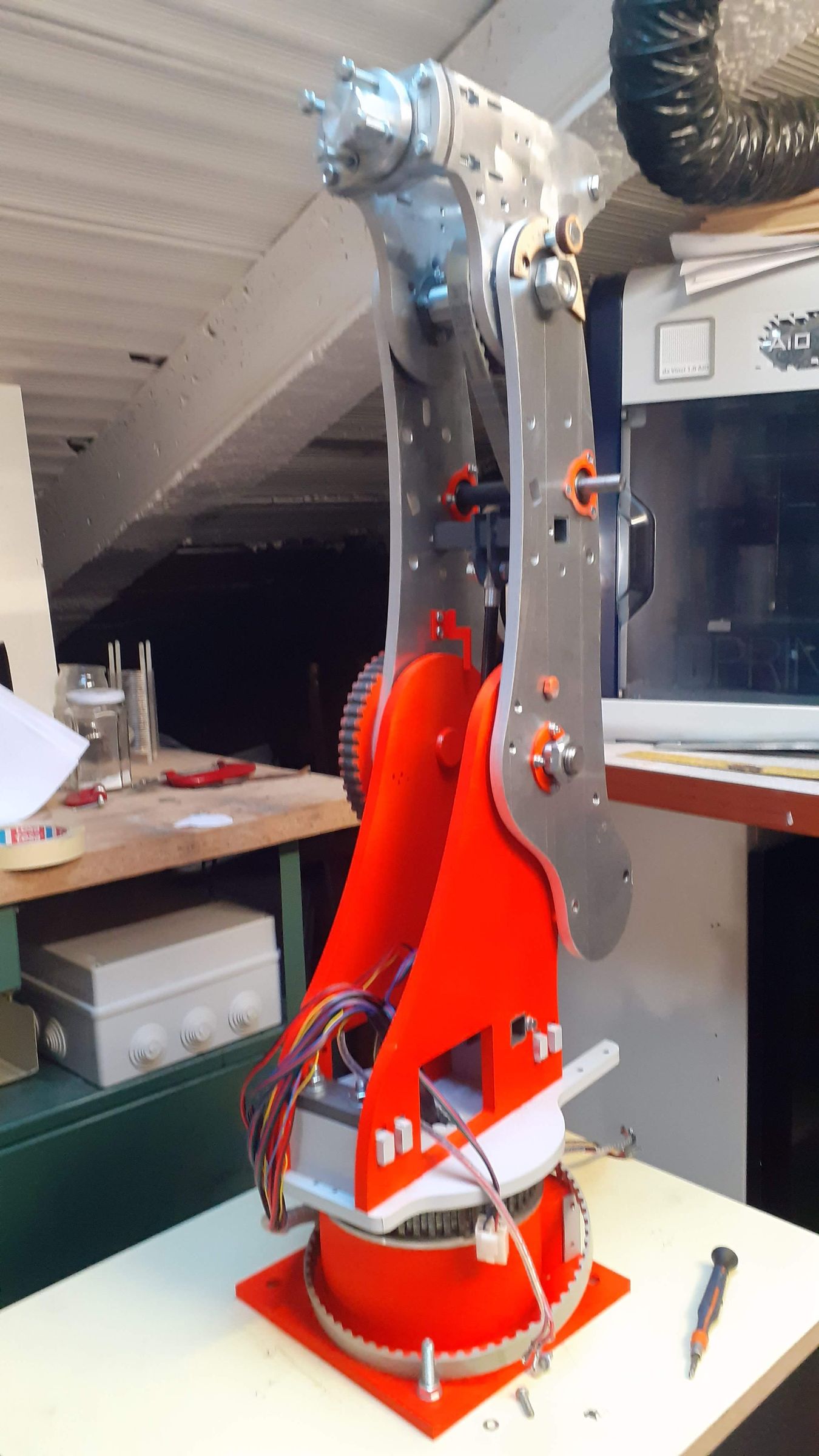 DIY Robot Arm 6 Axis (with Stepper Motors) : 9 Steps (with Pictures ...