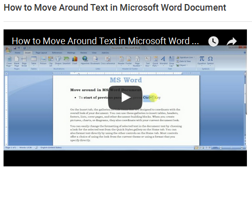How to Move Around Text in Microsoft Word - Instructables