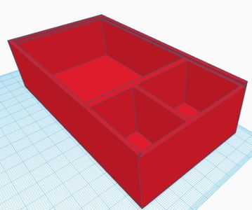 How to Make a Sliding Lid Compartment Box in Tinkercad : 13 Steps (with ...