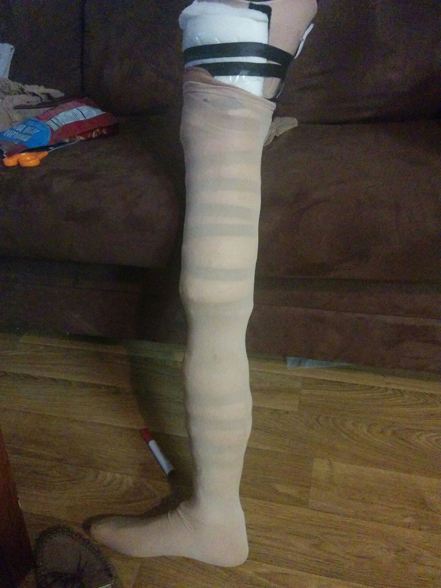 DIY Prosthetic Leg Foam Cover (Cosmesis) : 5 Steps (with Pictures ...