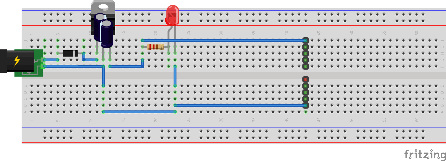 DIY 5 VOLT REGULATED POWER SUPPLY MODULE : 5 Steps (with Pictures ...
