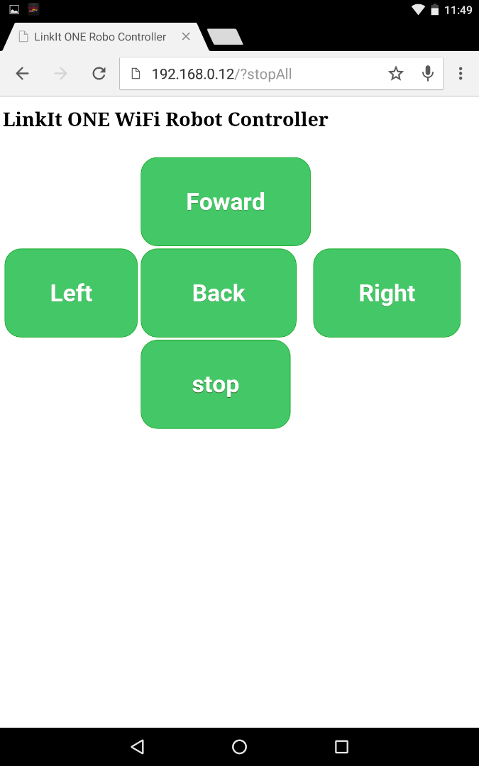 Make a Wi-Fi Controlled Robot Using LinkIt ONE : 8 Steps (with Pictures) - Instructables