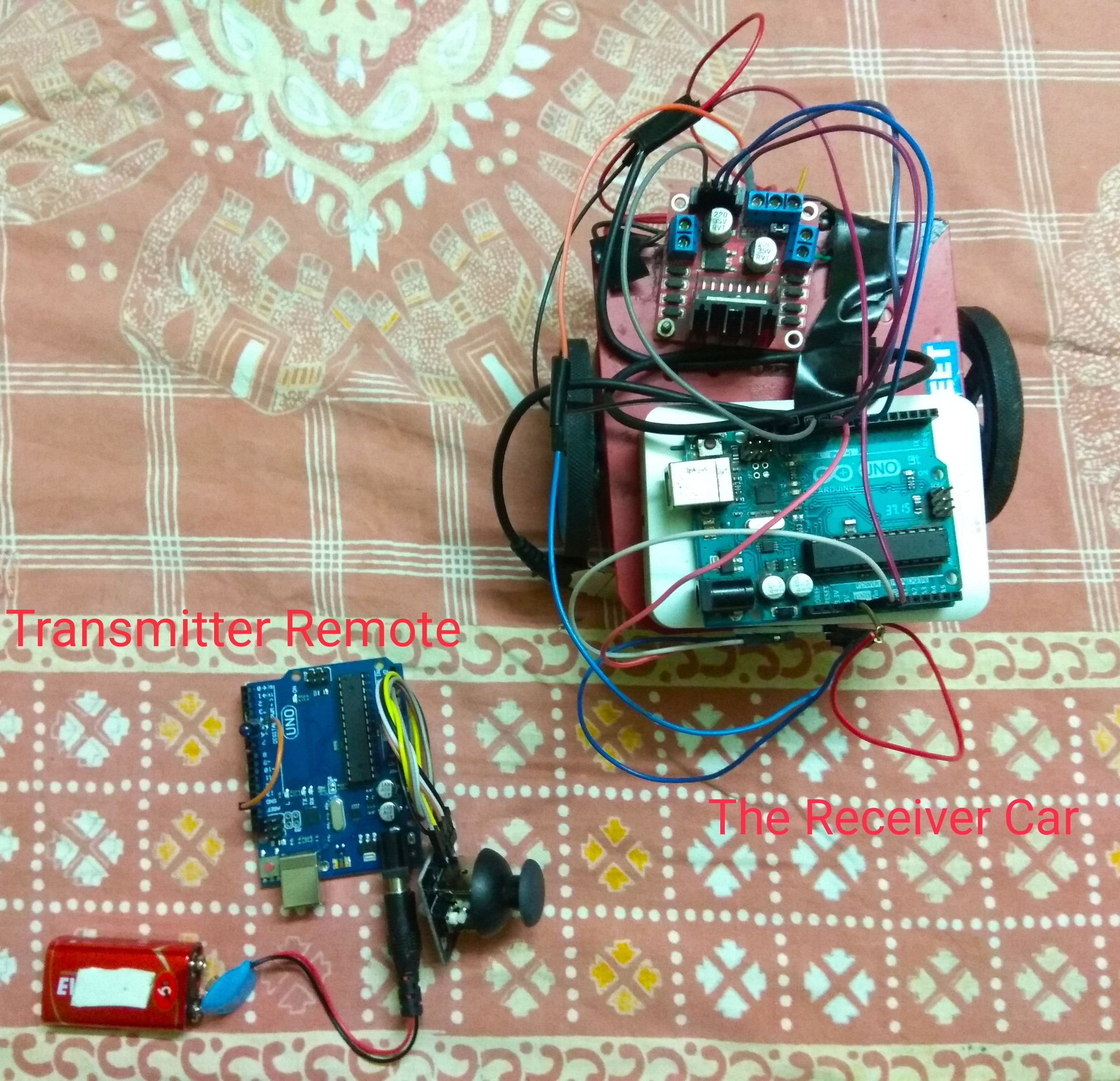 Joystick Controlled Remote Car : 4 Steps (with Pictures) - Instructables