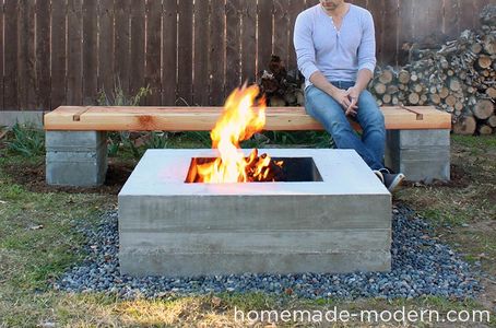 HomeMade Modern DIY Outdoor Concrete Bench : 14 Steps (with Pictures ...