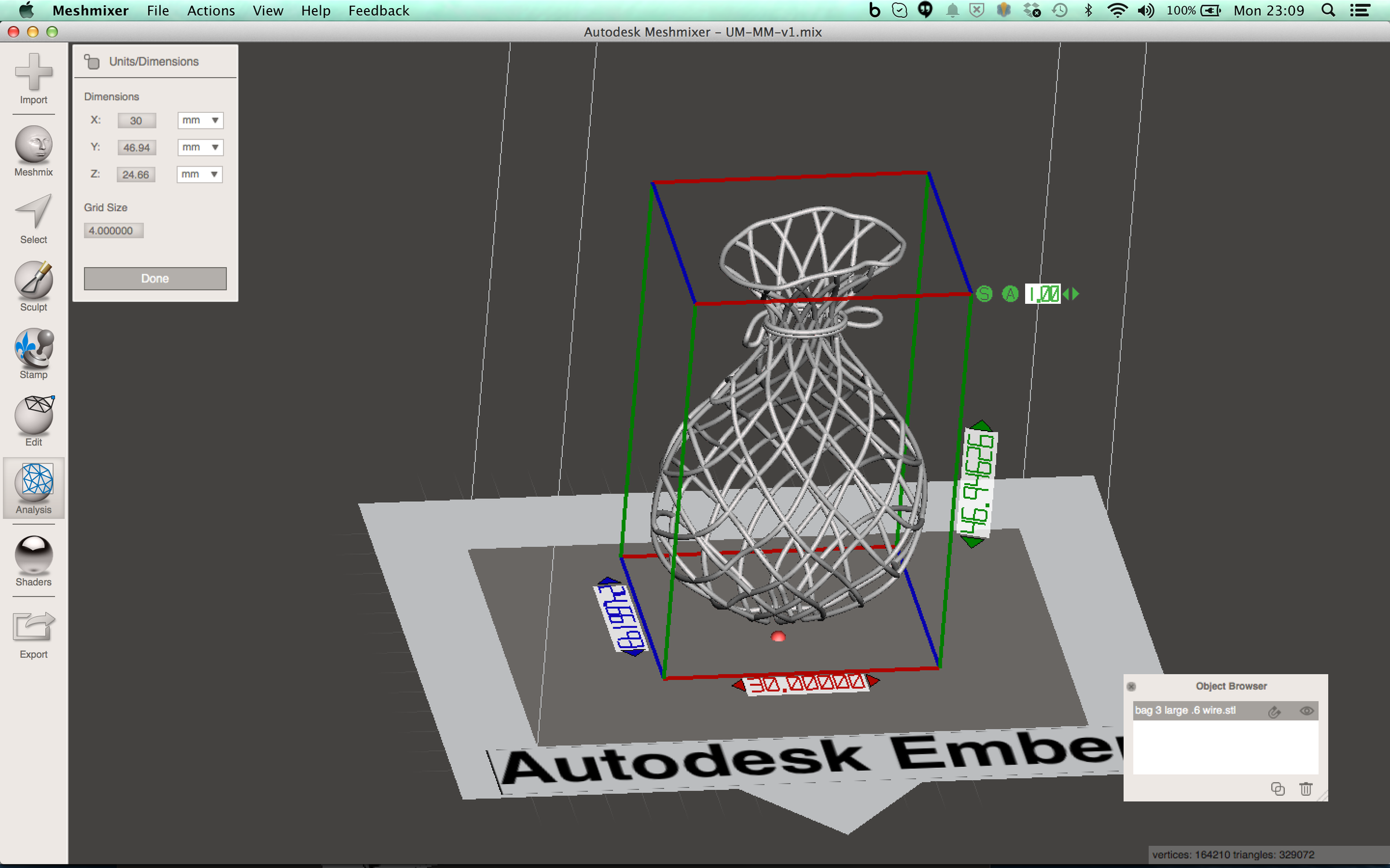 Meshmixer: Scaling Models - Instructables