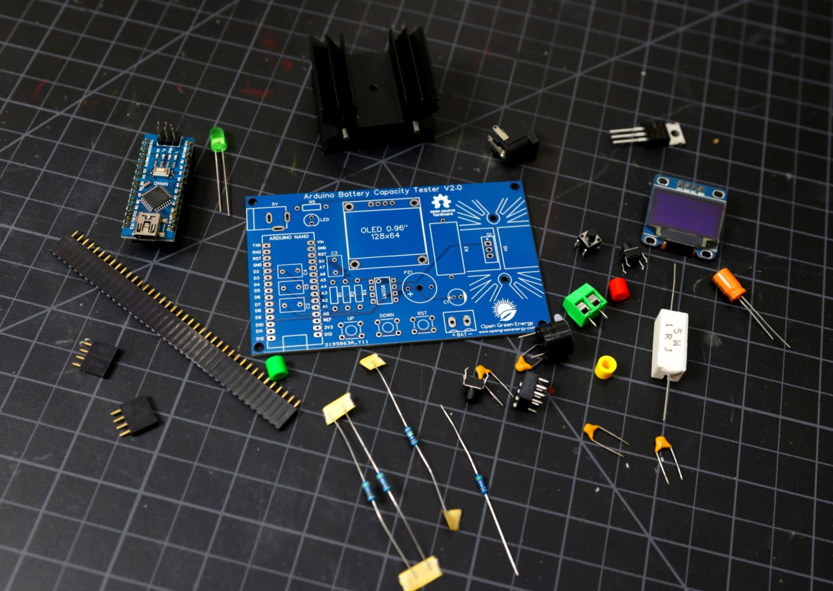 Diy Arduino Battery Capacity Tester V2 0 Trybotics