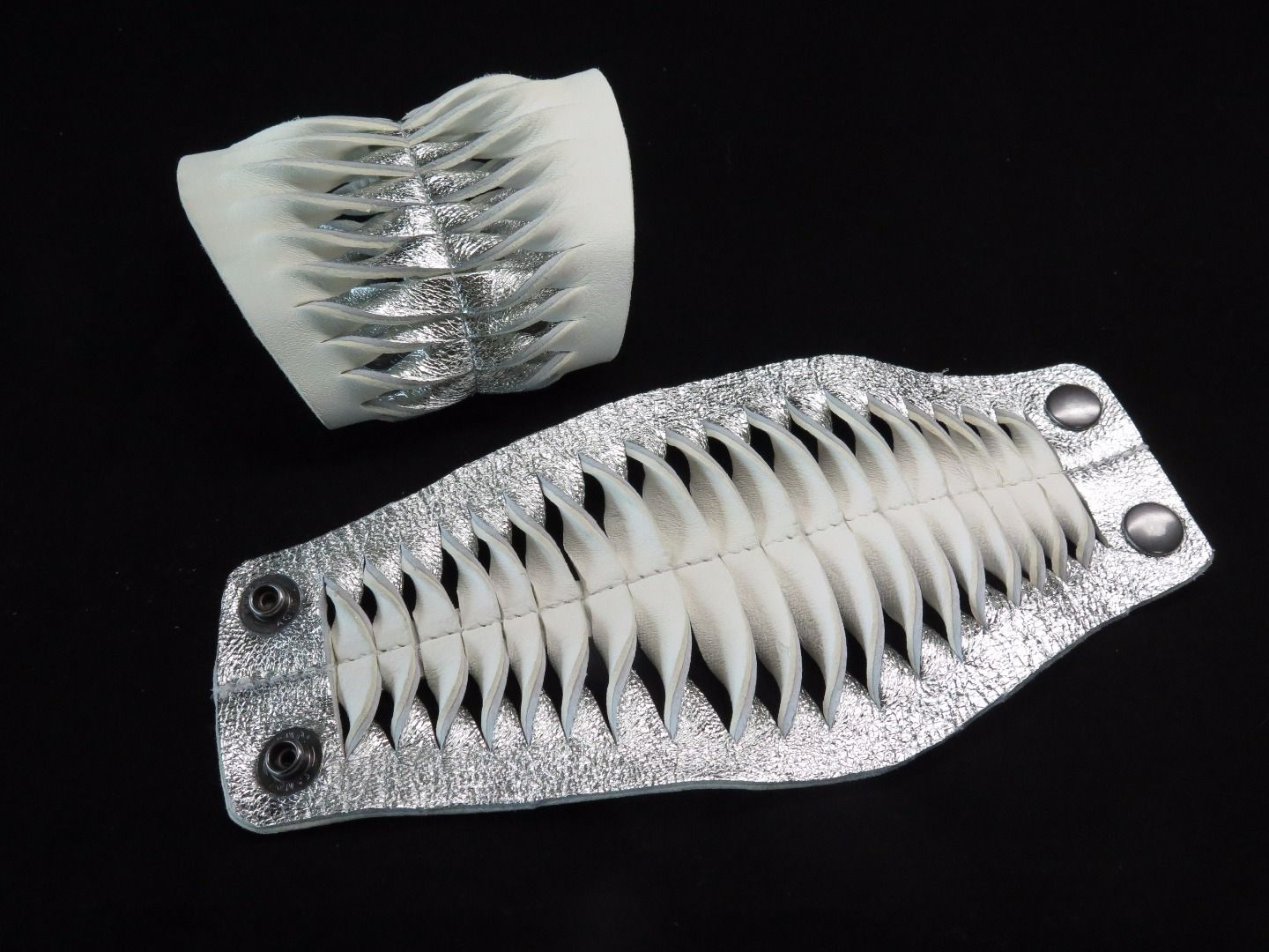 Leather Fish-Scale Cuffs : 9 Steps (with Pictures) - Instructables