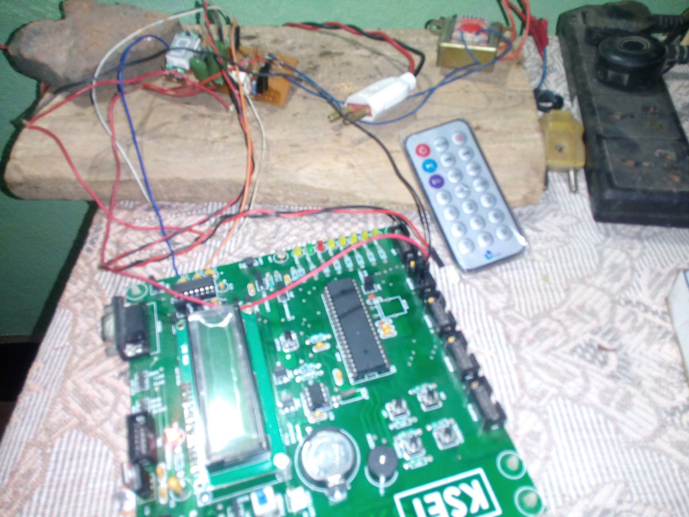 INFRA RED REMOTE CONTROLLED FAN REGULATOR Using ATMEGA32 MCU : 7 Steps ...
