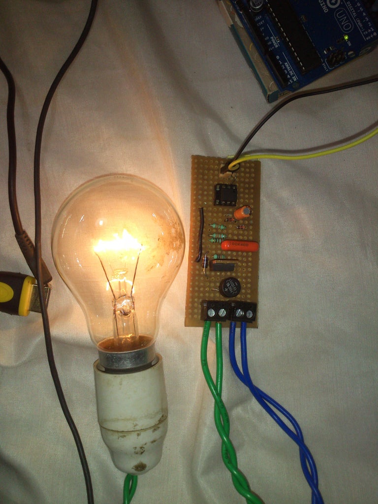 Safe And Simple Ac Pwm Dimmer For Arduino Raspberry Pi 10 Steps Instructables