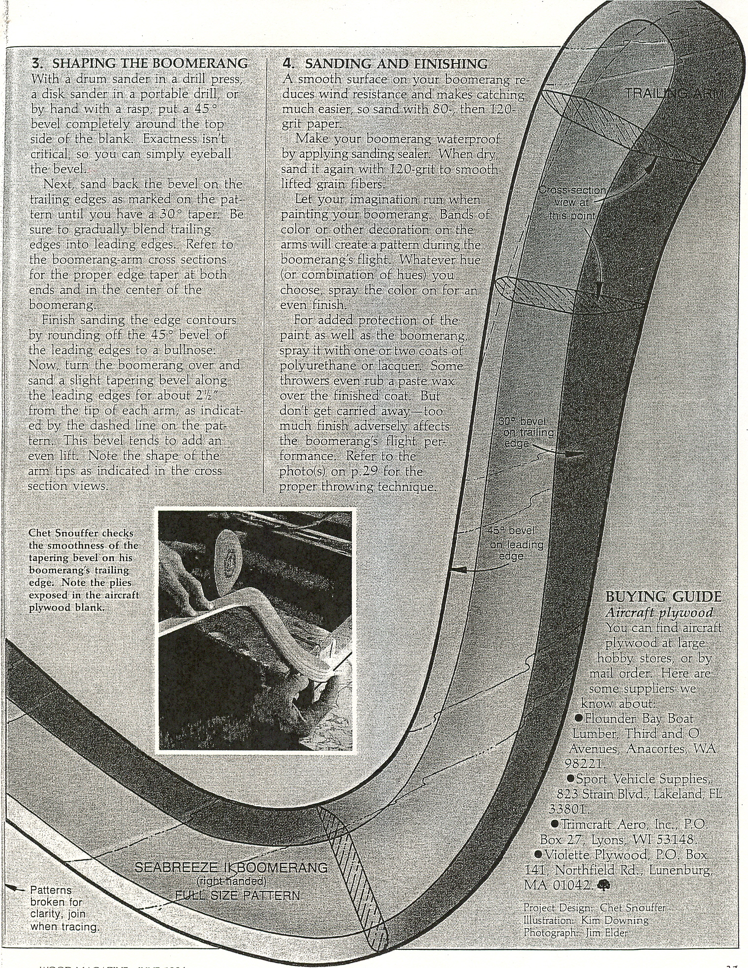 Make a Boomerang That Actually Comes Back! : 10 Steps (with Pictures ...